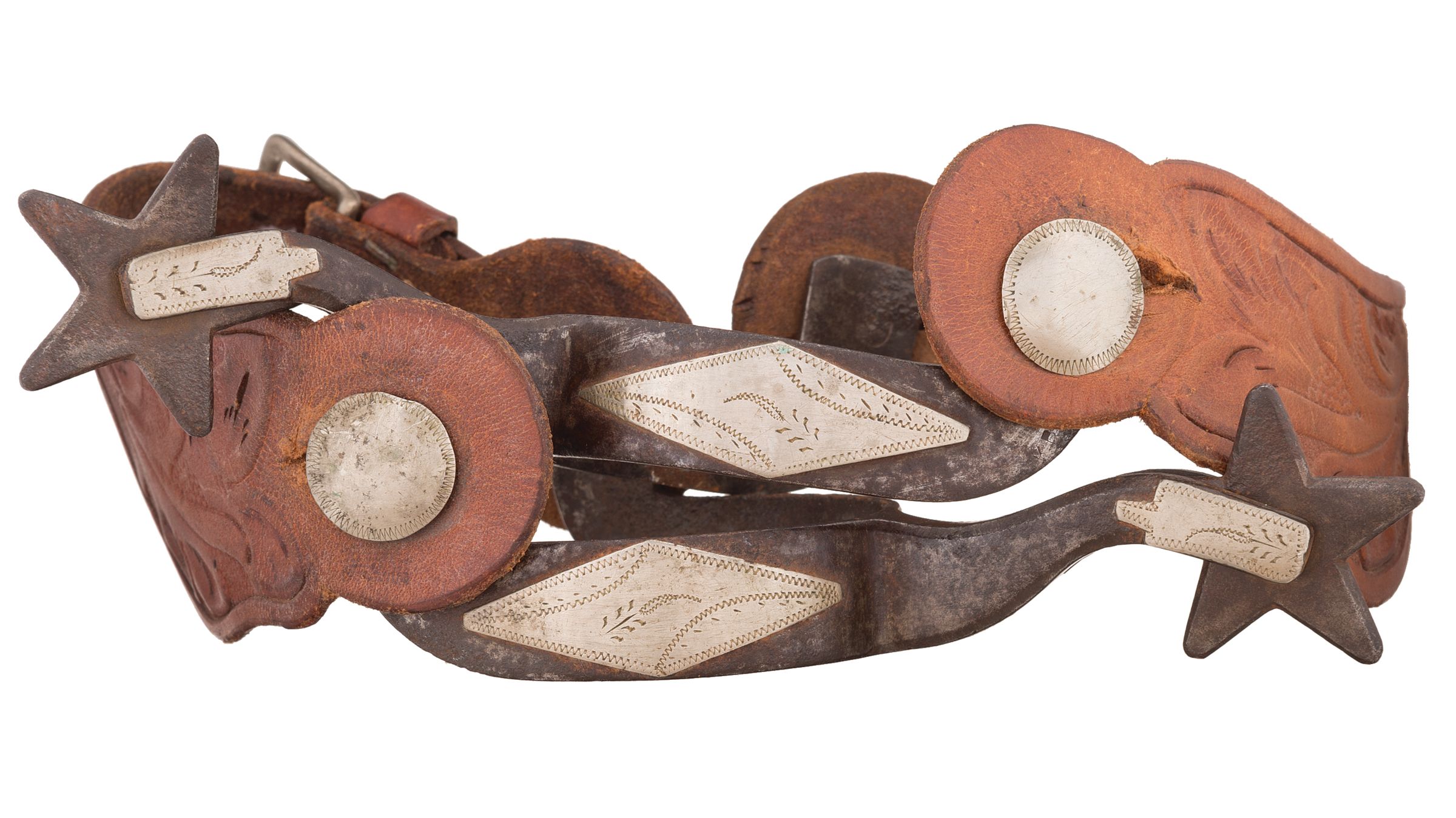 Kelly Bros. & Parker No. 20 Pattern Single Mounted Spurs | Rock Island ...