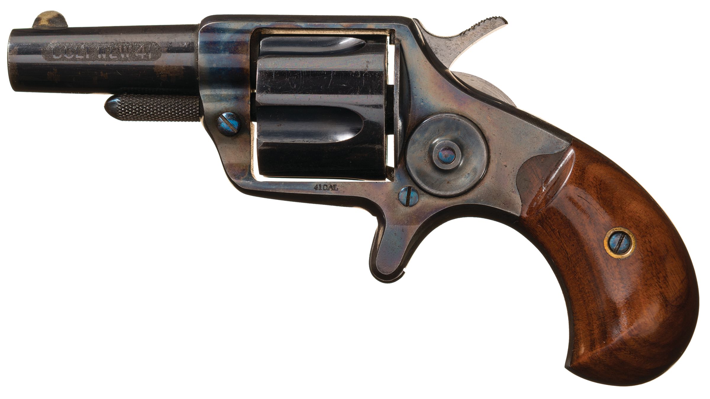 Colt New Line 41 Caliber Etched Panel Pocket Revolver | Rock Island Auction