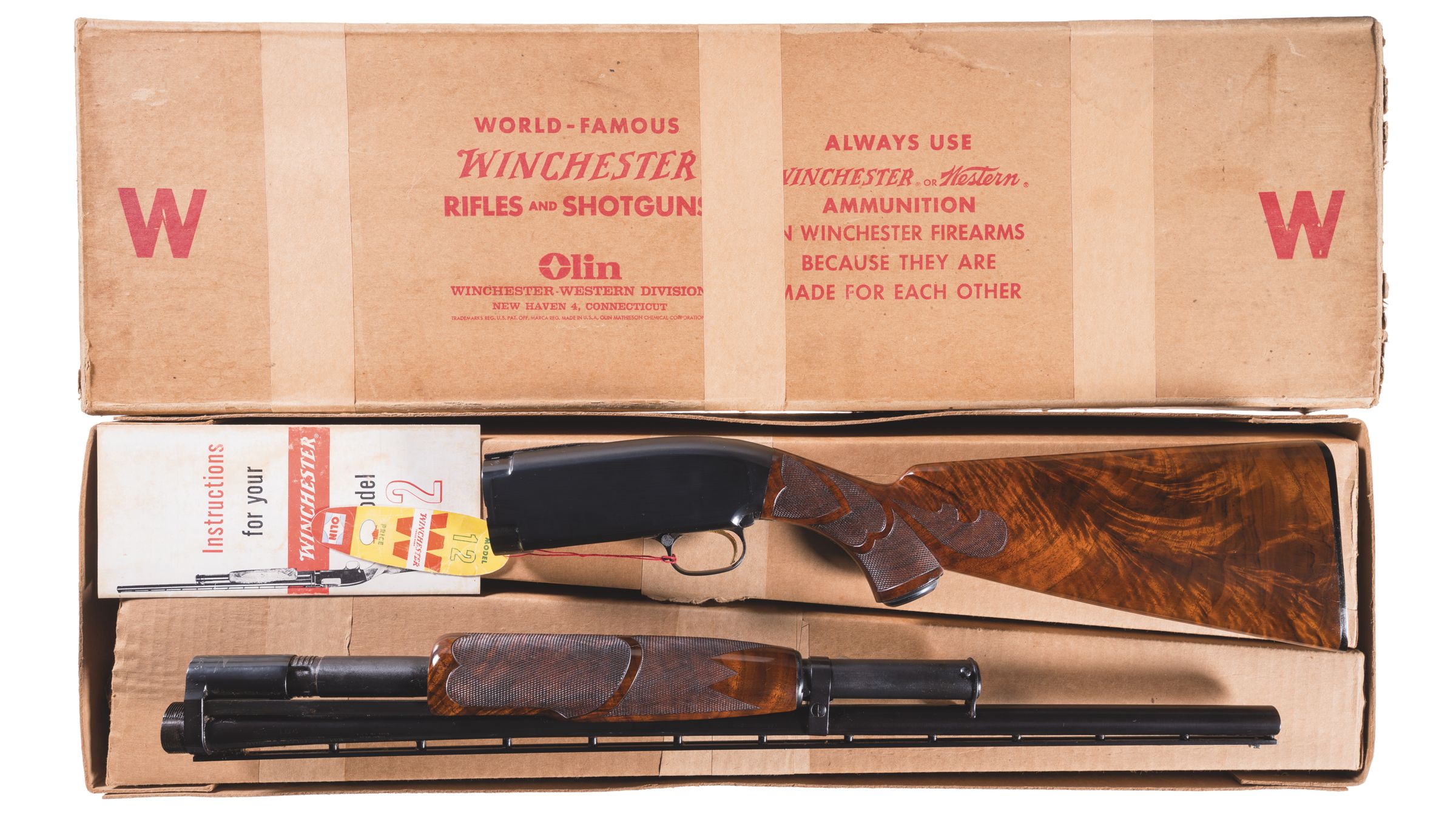 Winchester Deluxe Skeet Style Model 12 28 Gauge Shotgun | Rock Island ...