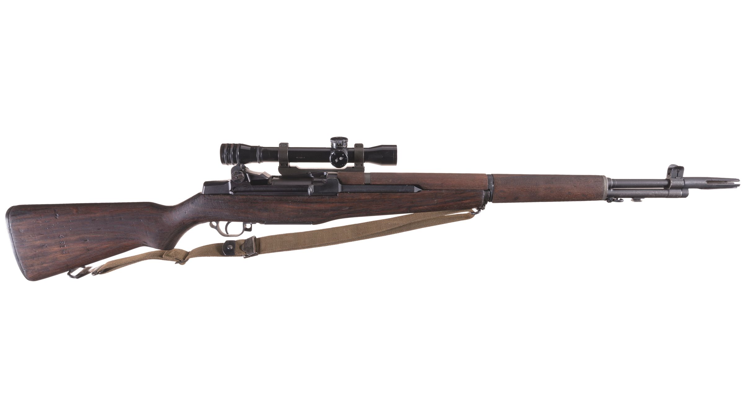 U.S. Springfield M1C Sniper w-Kollmorgen USMC MC1 Scope & Mount | Rock ...