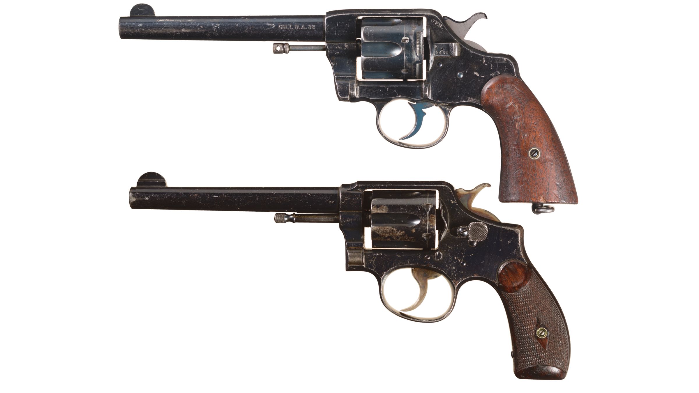 Two U.S. Military Double Action Revolvers | Rock Island Auction