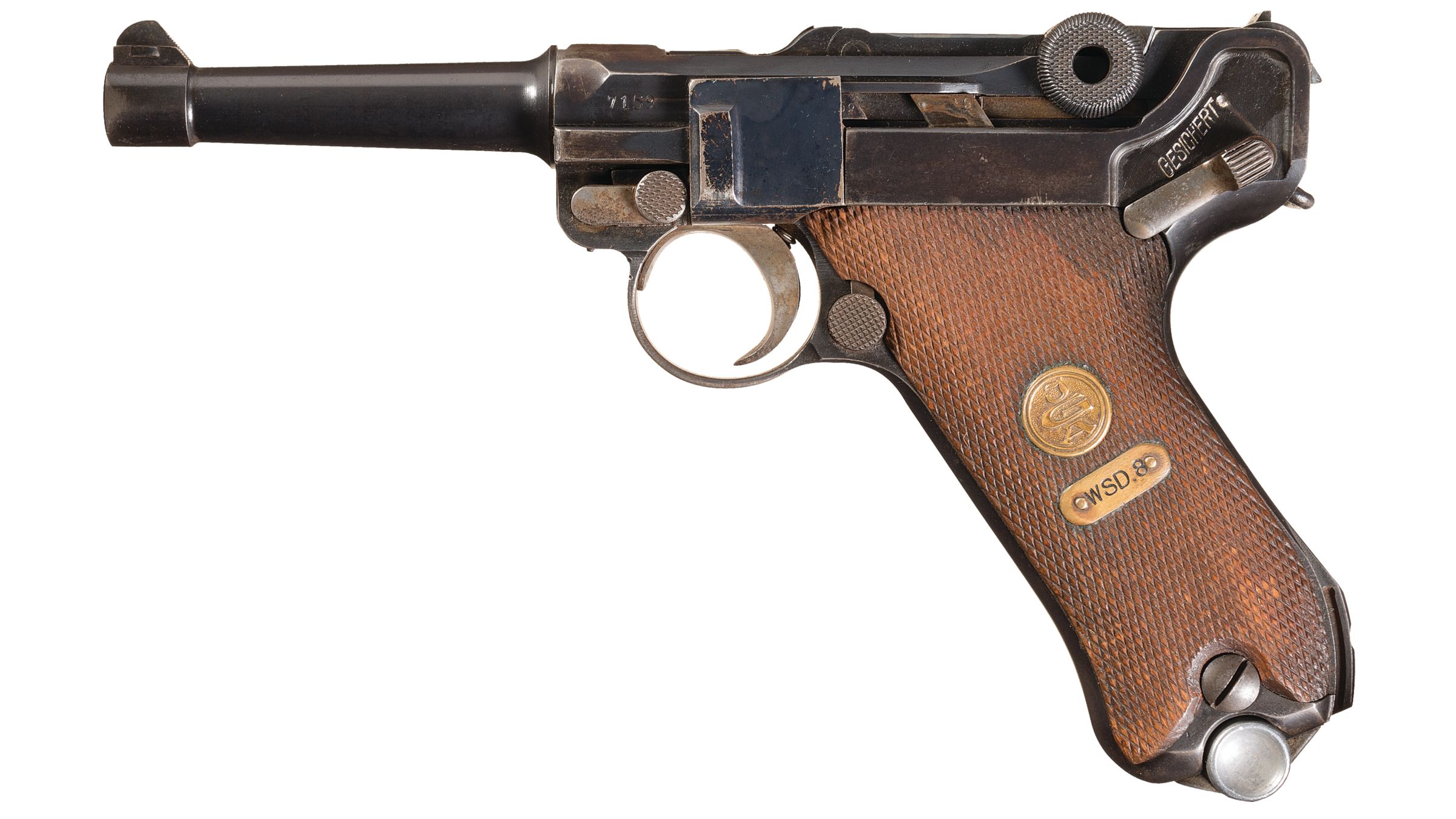DWM Military/Commercial Model 1908 Luger | Rock Island Auction