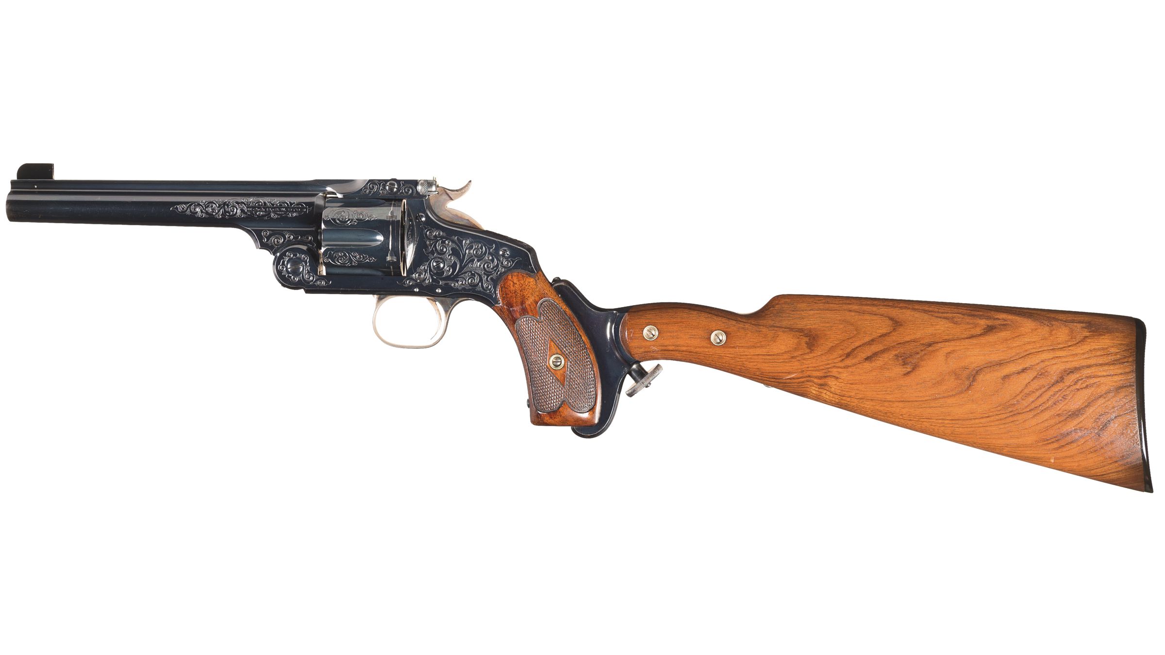 Factory Engraved S&W New Model No. 3 Target Revolver, Stock | Rock ...