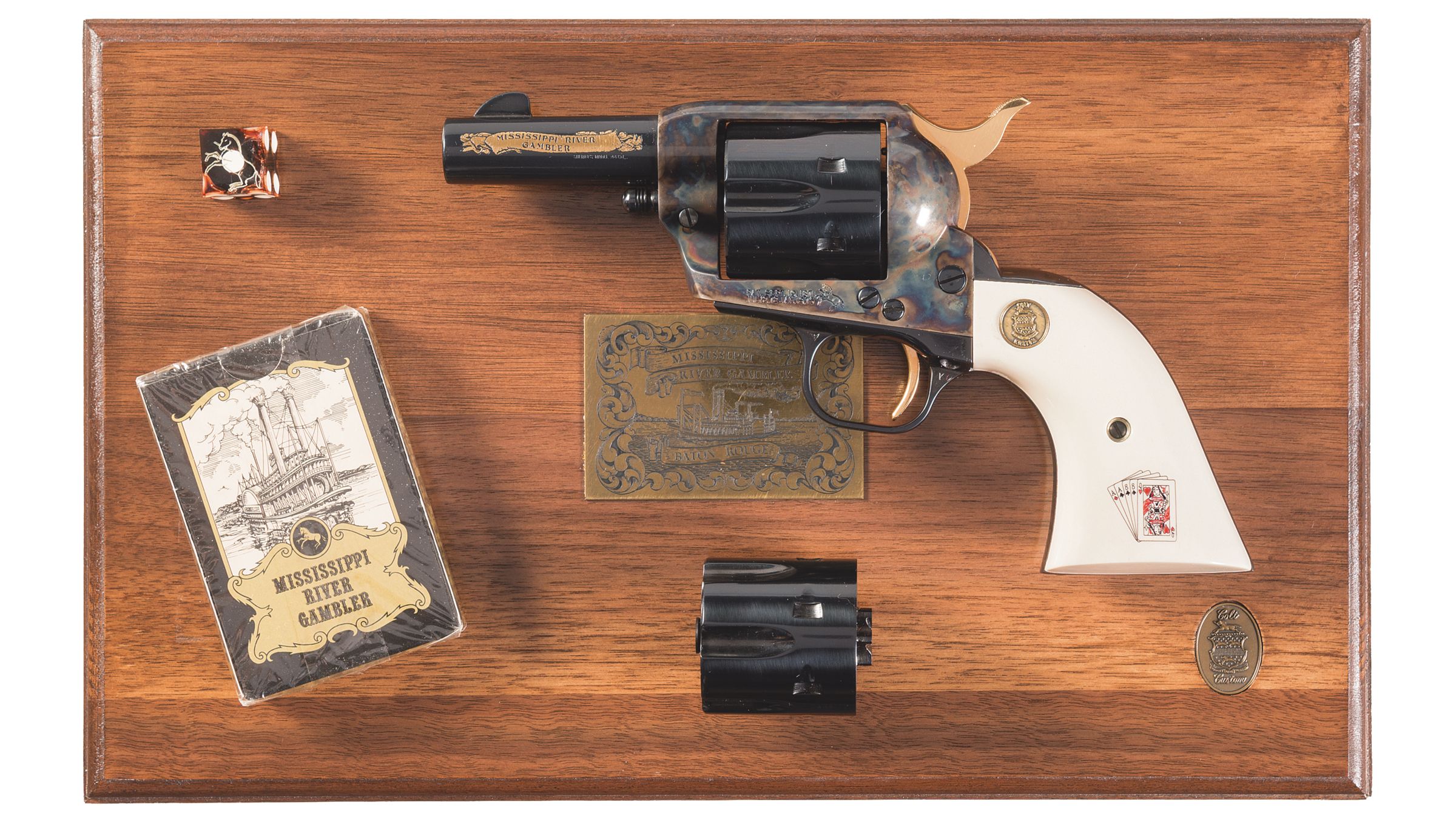 Colt Mississippi River Gambler Commemorative Revolver | Rock Island Auction