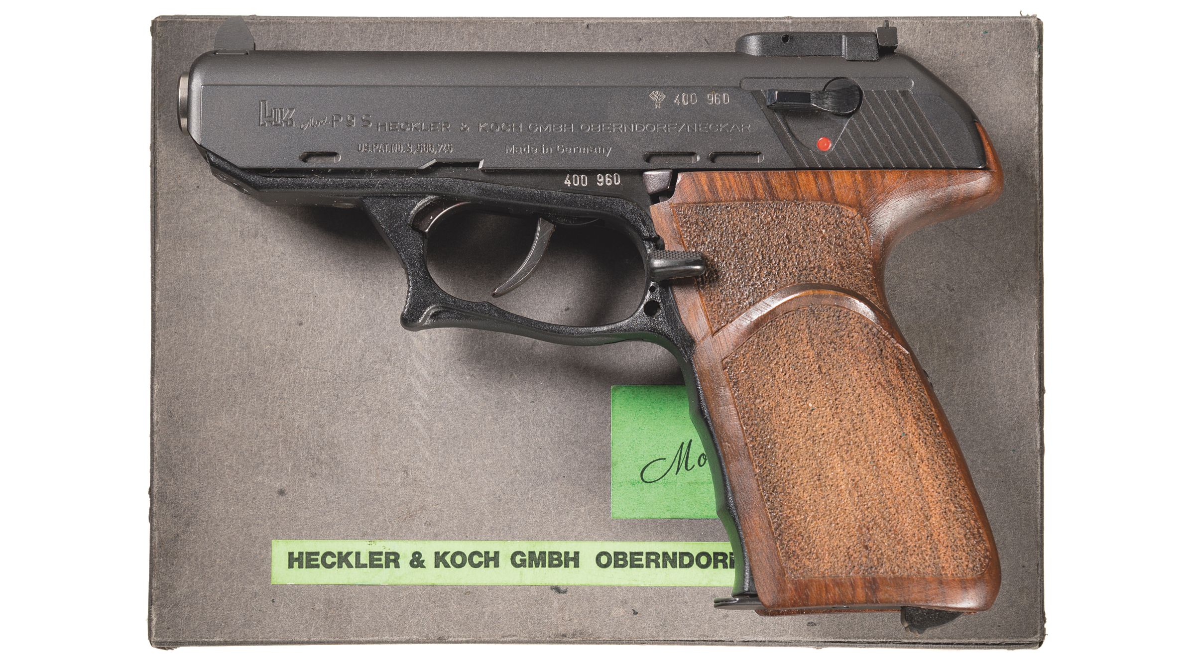 Heckler & Koch Model P9S Target Semi-Automatic Pistol with Box | Rock ...