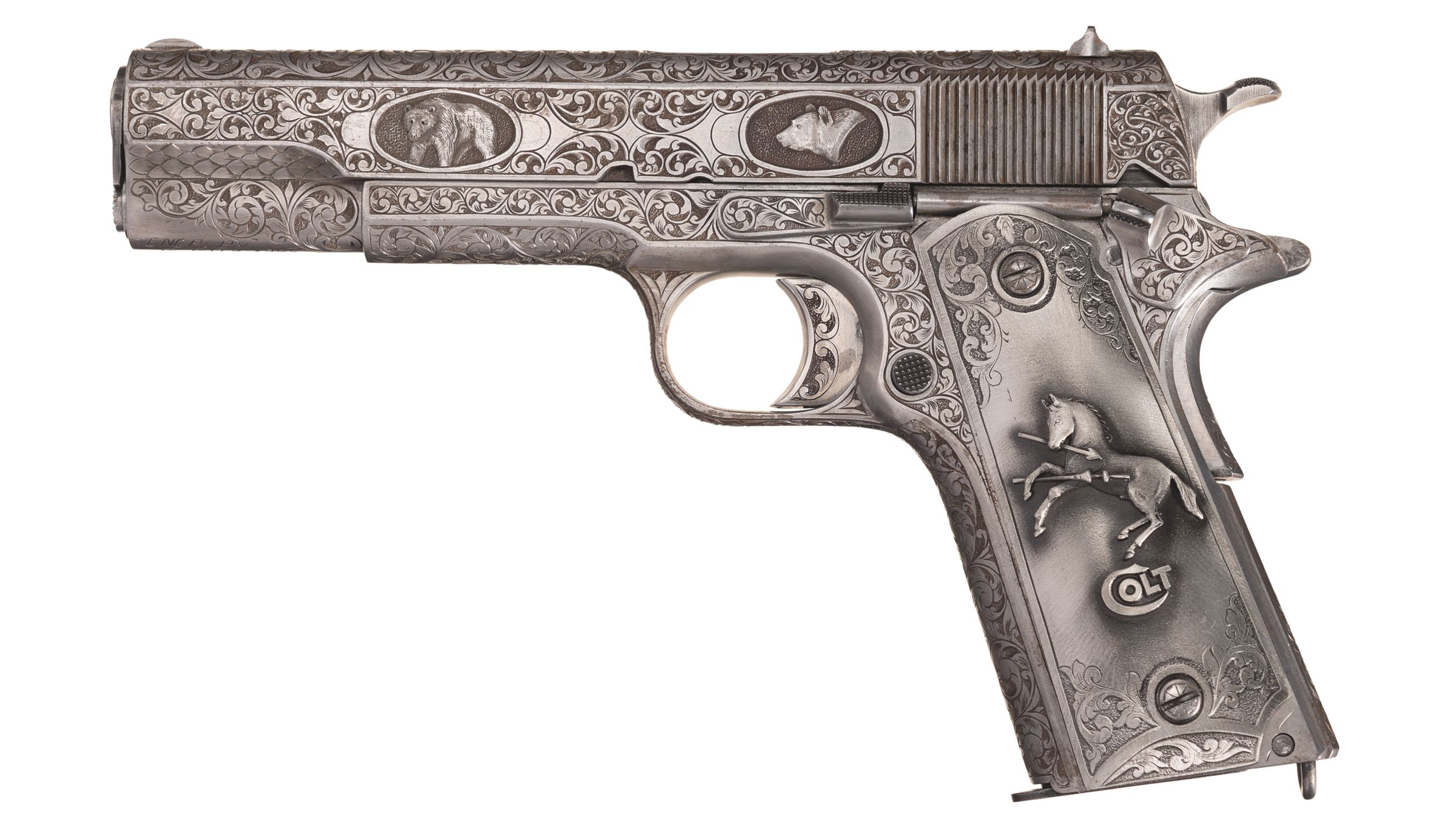 Richard Roy Signed Engraved Colt Model 1911 Government | Rock Island ...