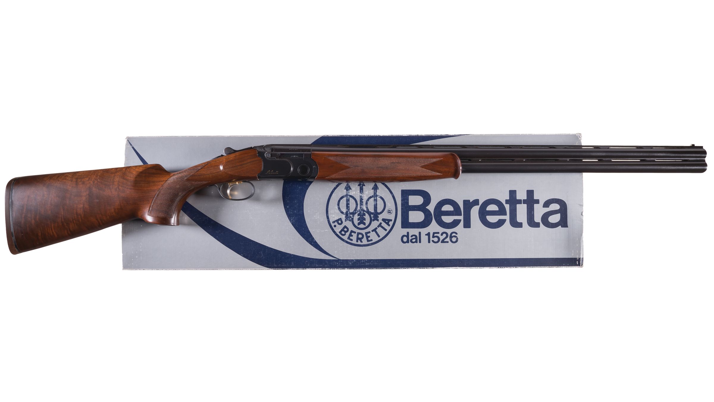 Engraved Beretta Model 682 Super Sport Over-Under Shotgun w- Box | Rock ...