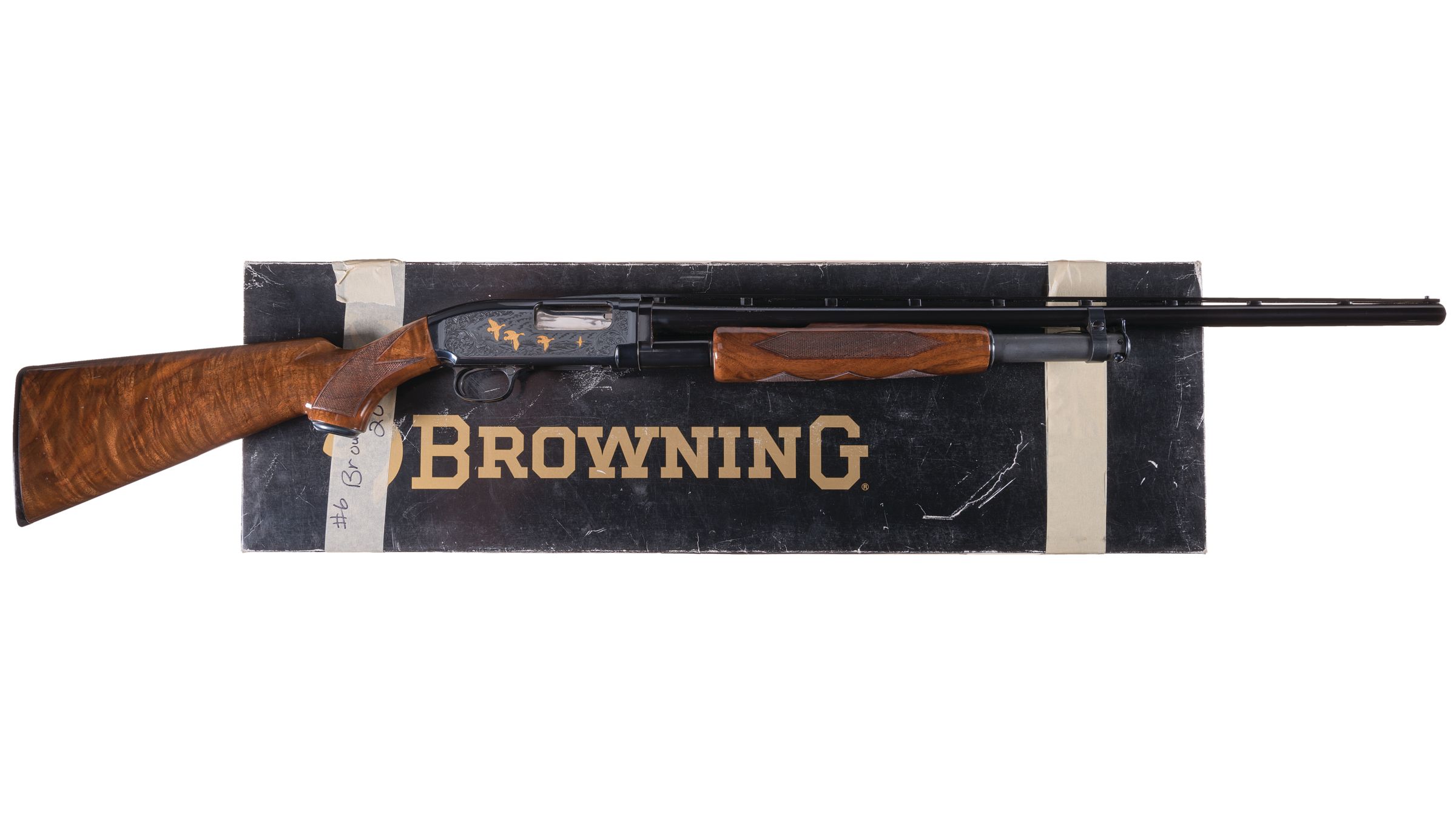 Browning Grade V Model 12 Slide Action Shotgun | Rock Island Auction