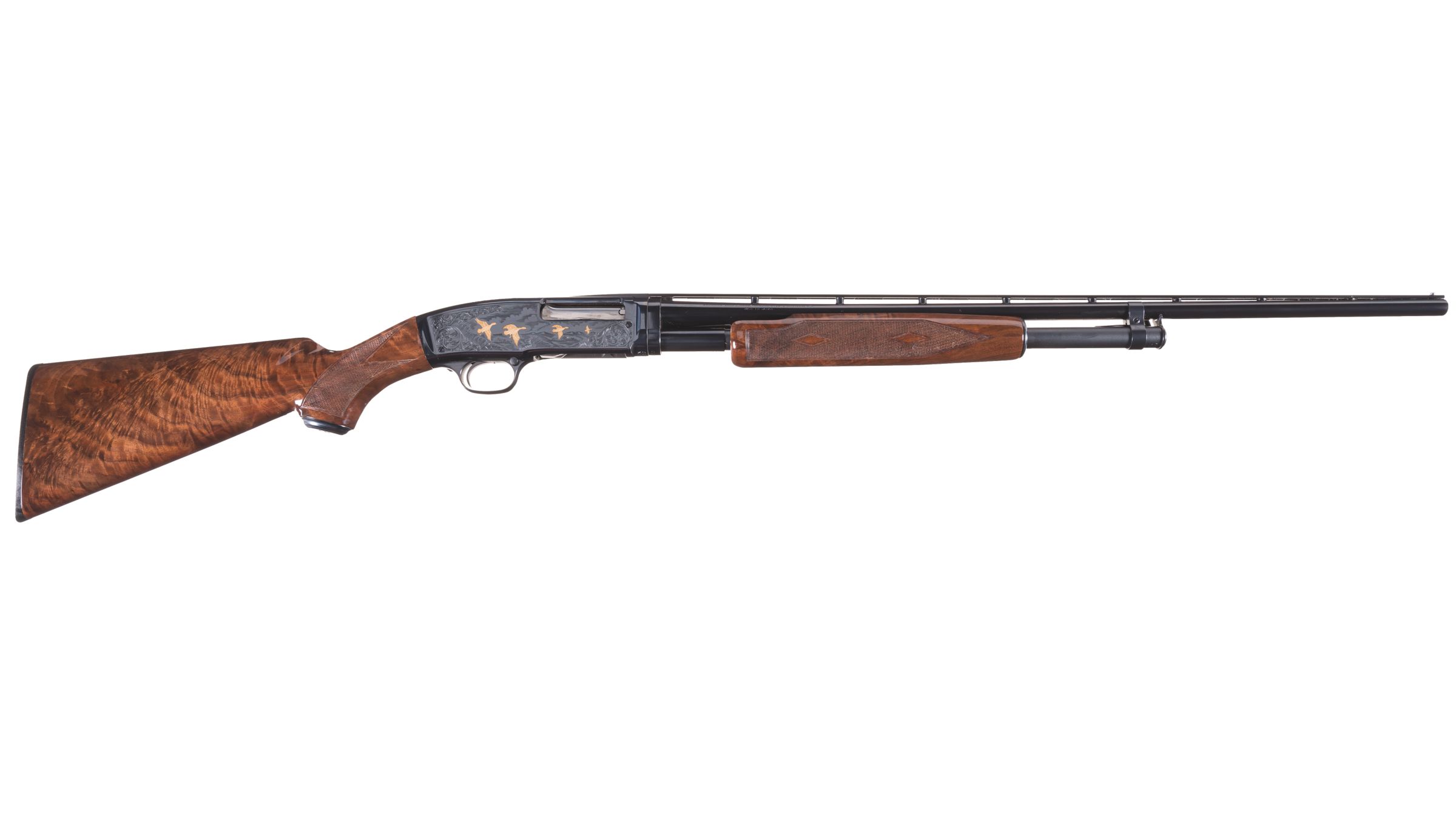 Engraved Browning Model 42 Grade V Slide Action .410 Shotgun | Rock ...