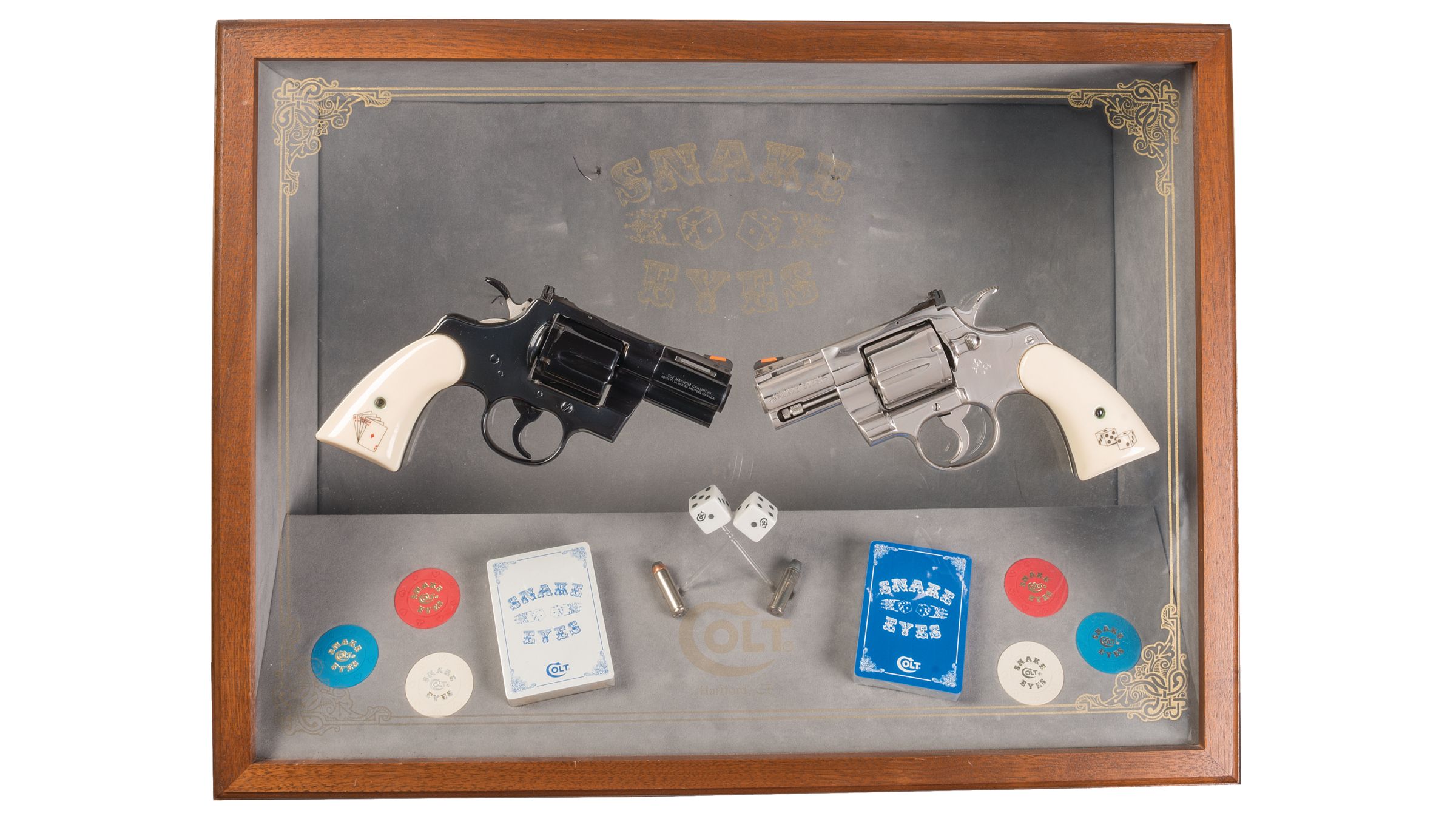 Matched Set of Colt Python Snake Eyes Double Action Revolvers | Rock ...
