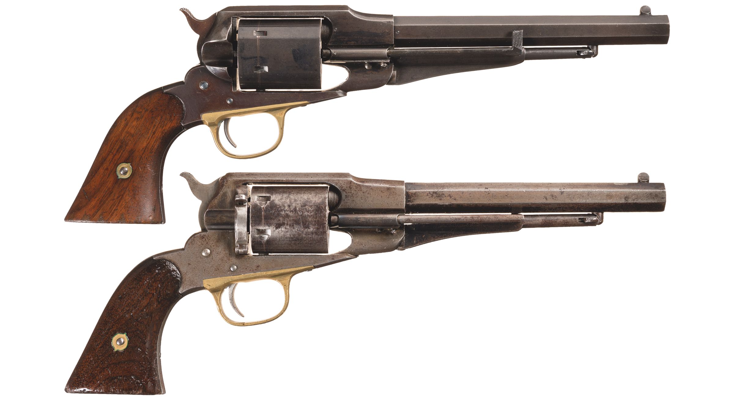Two U.S. Marked Remington 'Improved' New Model Revolvers | Rock Island ...