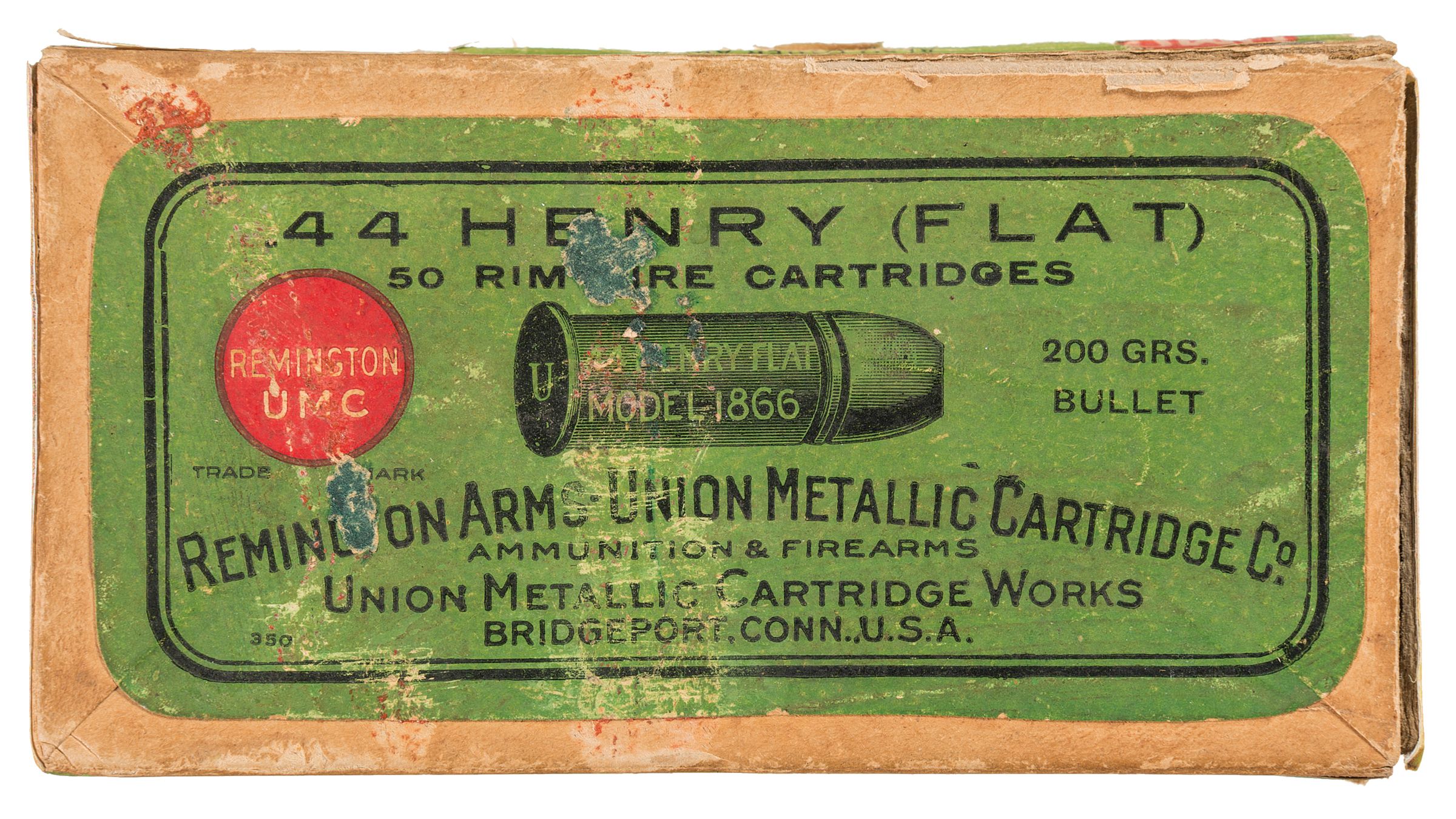 Scarce Fifty Round Box of Remington-UMC 44 Henry Rimfire Flat | Rock ...