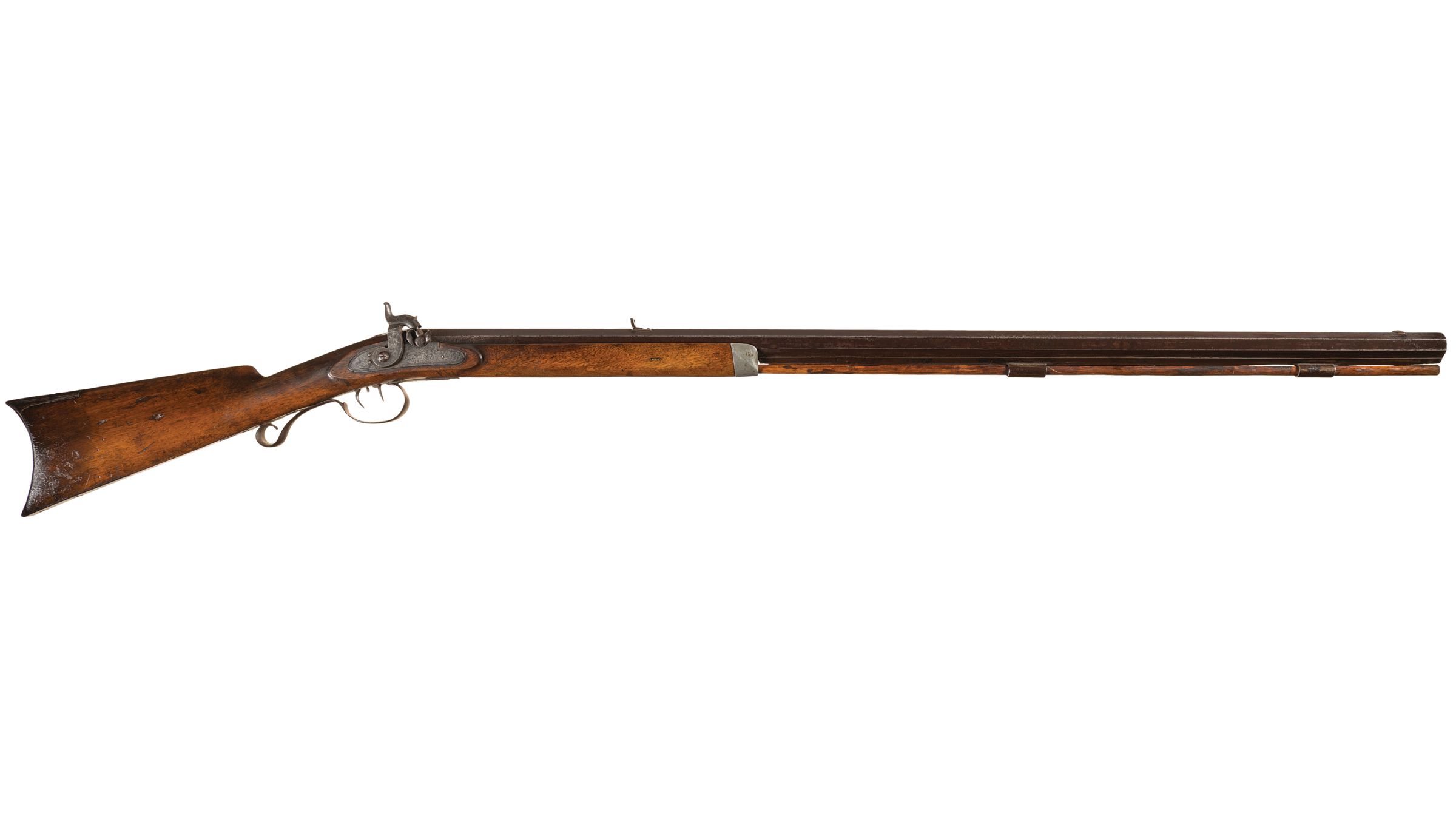 Documented J.&S. Hawken Half-Stock Percussion Rifle | Rock Island Auction