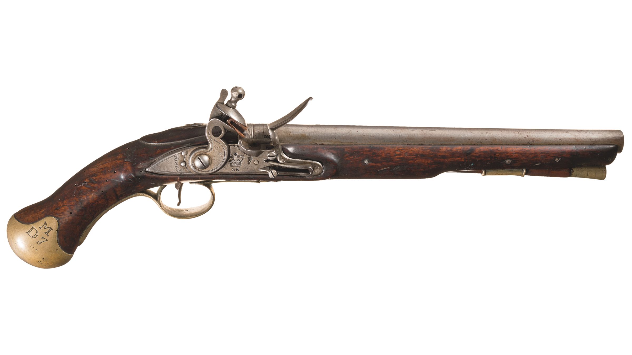 British Royal Navy Long Sea Service Flintlock Pistol | Rock Island Auction
