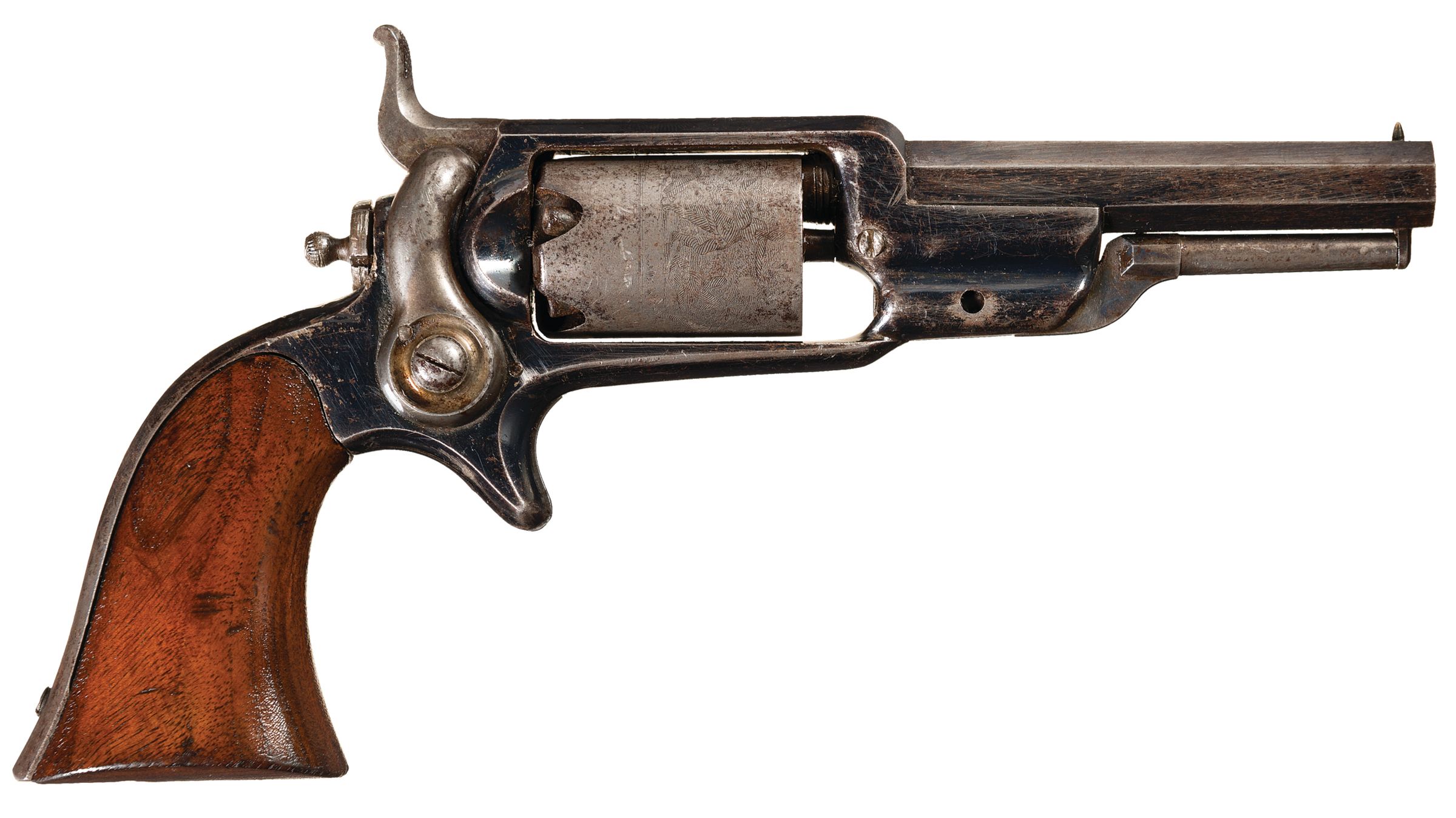 Colt Model 1855 Root Pocket Revolver with Holster Rig and Knife | Rock ...