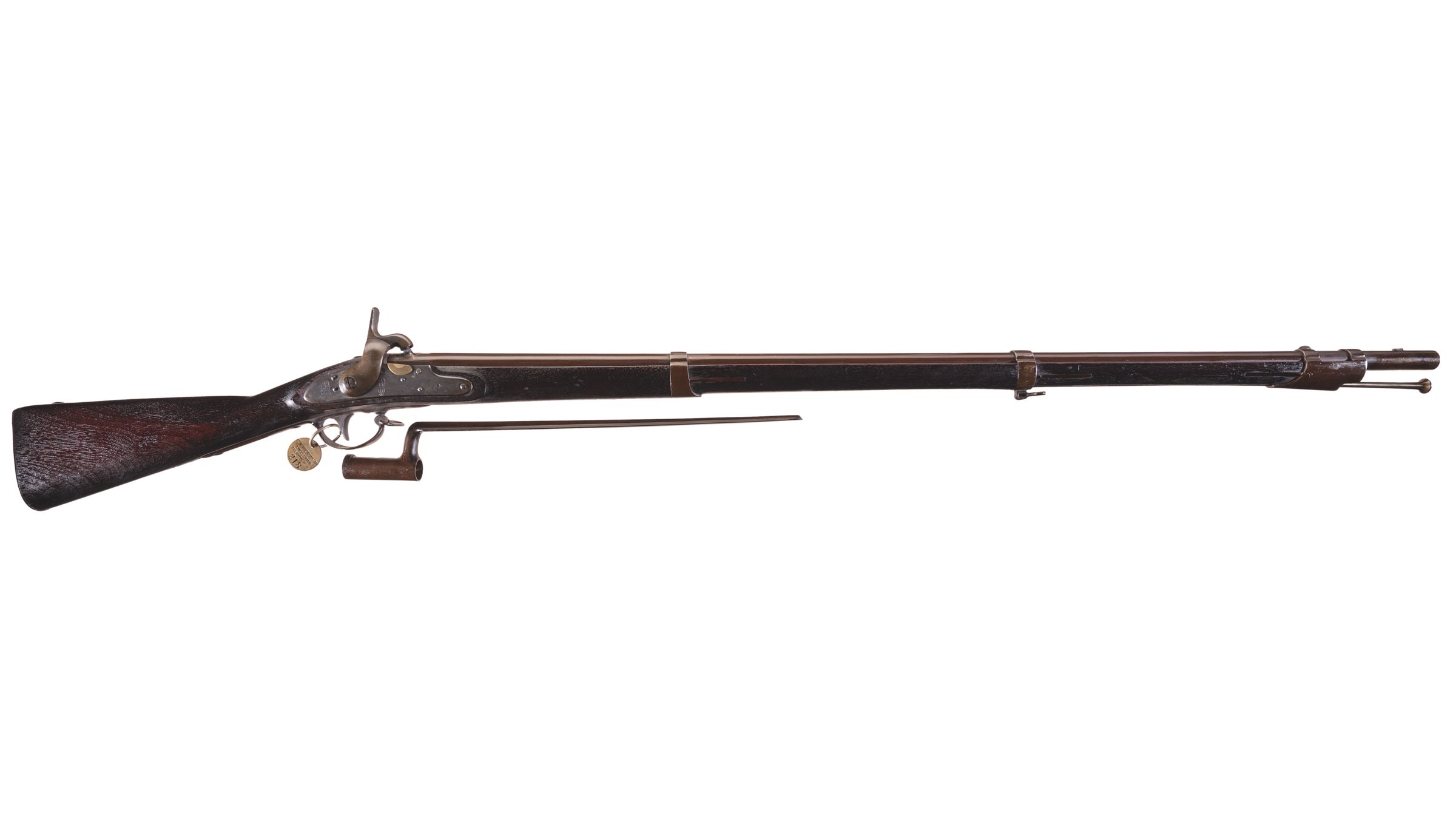 U.S. Springfield Model 1816-1822 Musket with Bayonet | Rock Island Auction