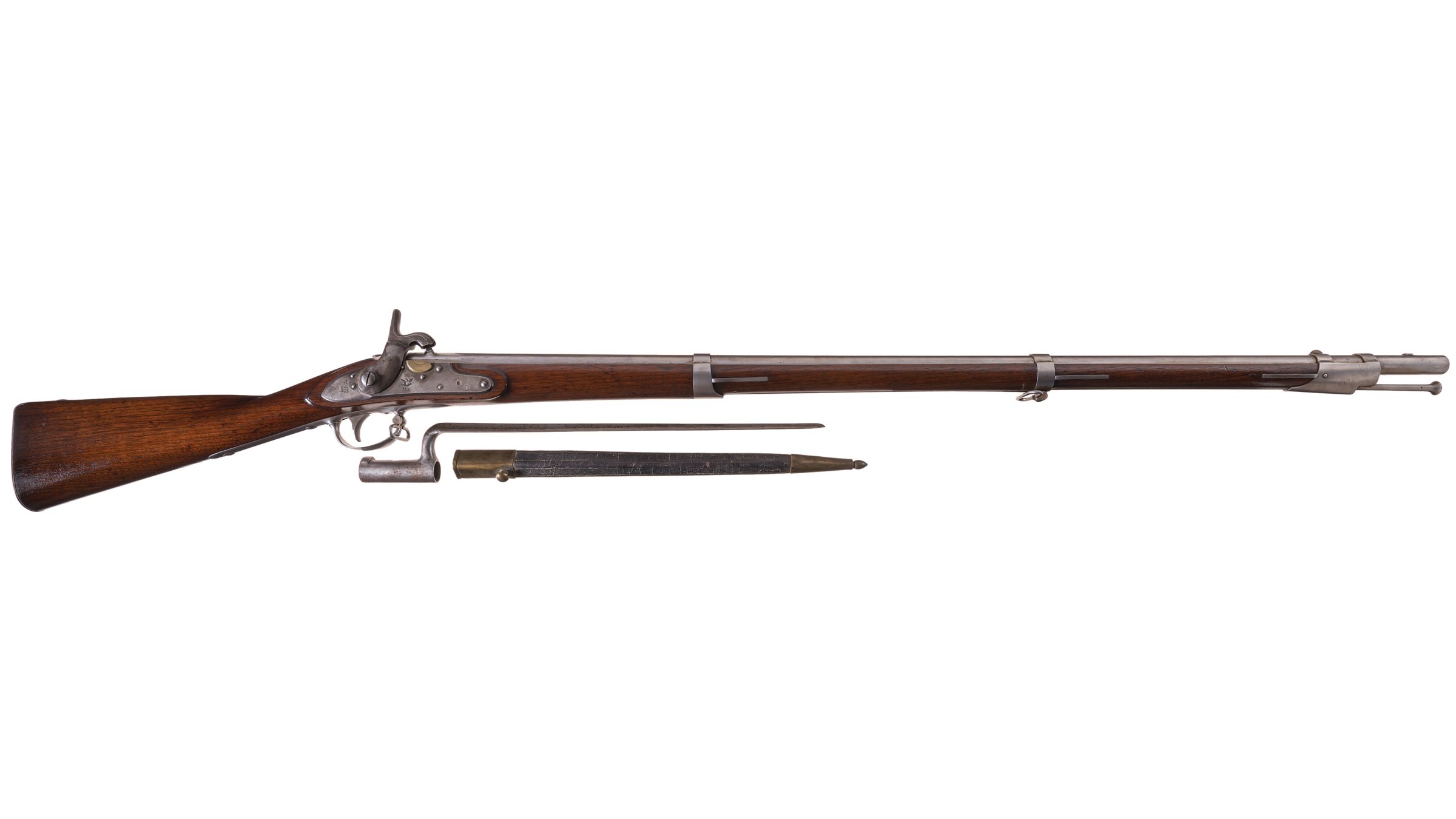 Springfield Model 1816 Percussion Conversion Musket with Bayonet | Rock ...