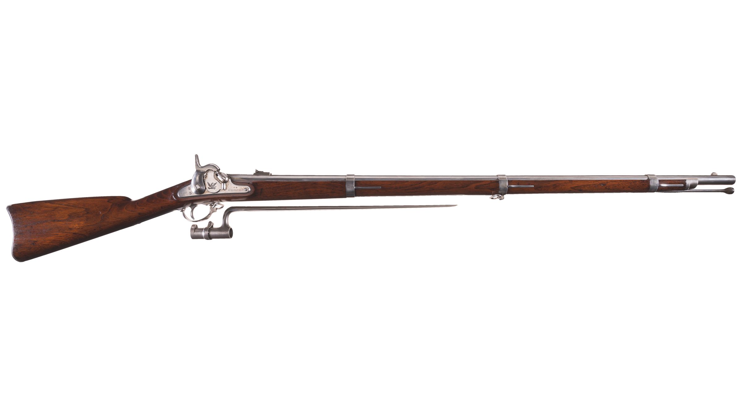 1859 Dated U.S. Springfield Model 1855 Percussion Rifle-Musket | Rock ...