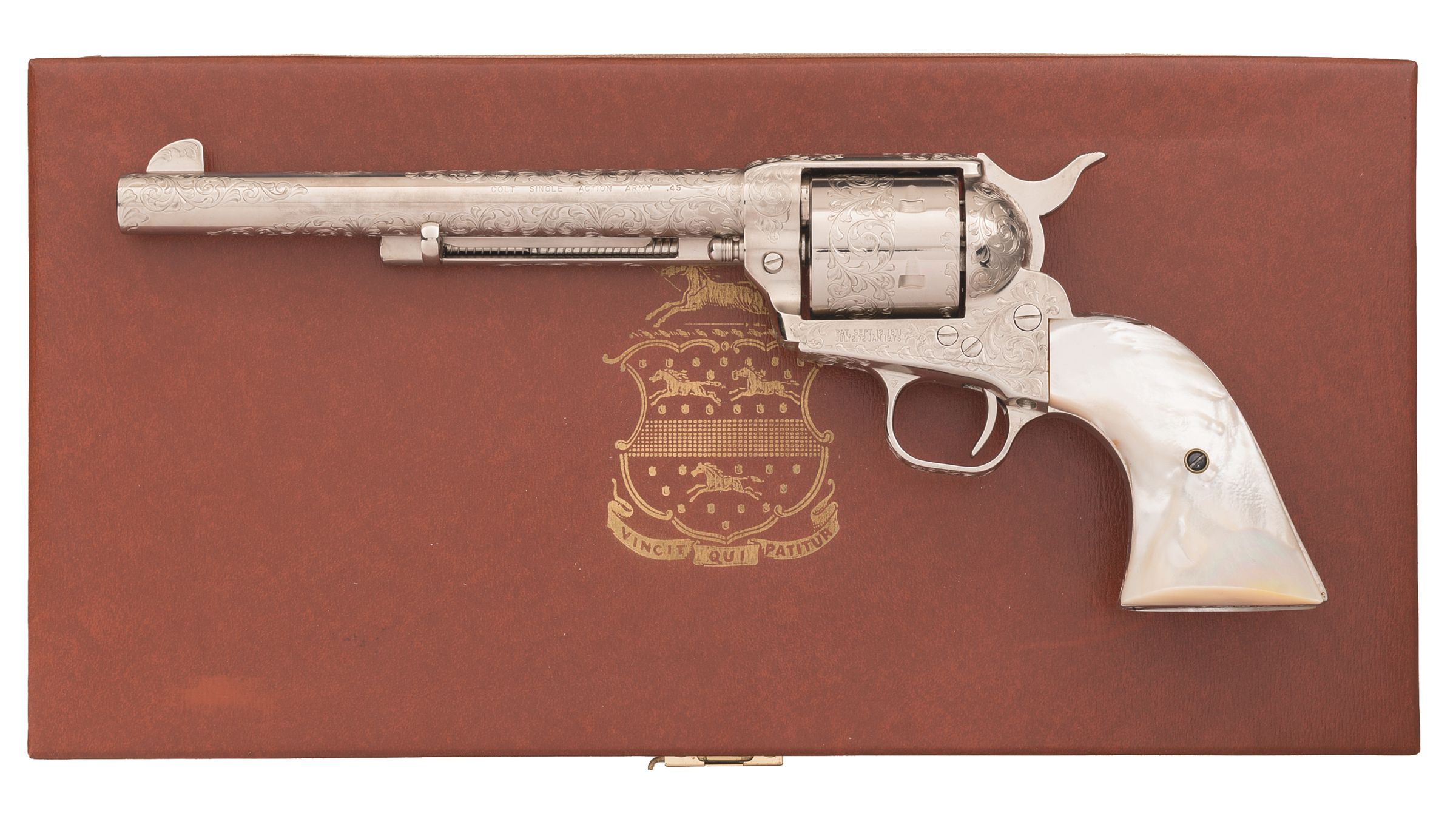 Factory Class 'C' Engraved Colt Single Action Army Revolver | Rock ...
