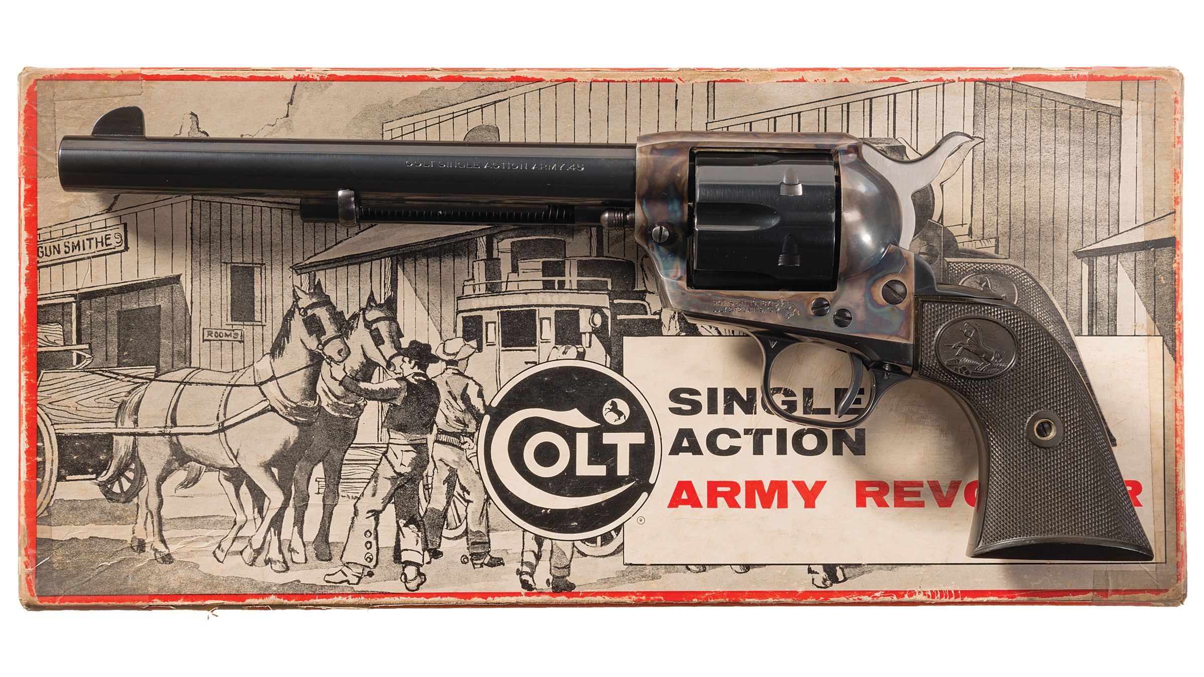 Colt Second Generation Single Action Army with Stagecoach Box | Rock ...