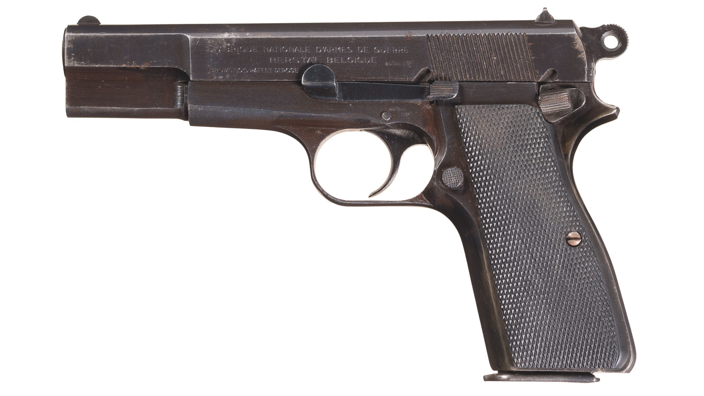 Nazi Hi-Power Pistol w-Holst, Ex. Mag, with Documentation | Rock Island ...