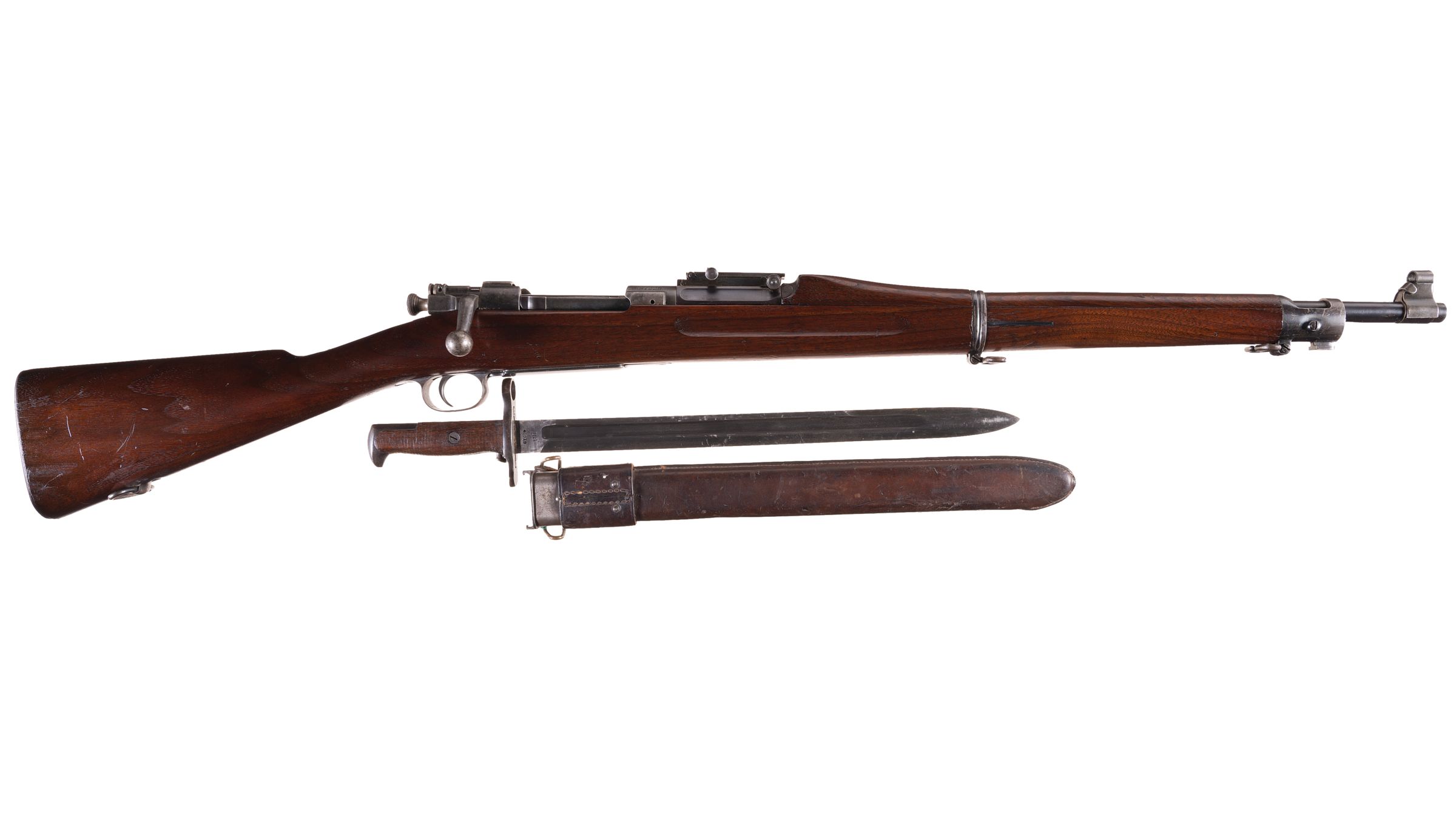 U.S. Rock Island Arsenal Model 1903 Bolt Action Rifle w- Bayonet | Rock ...
