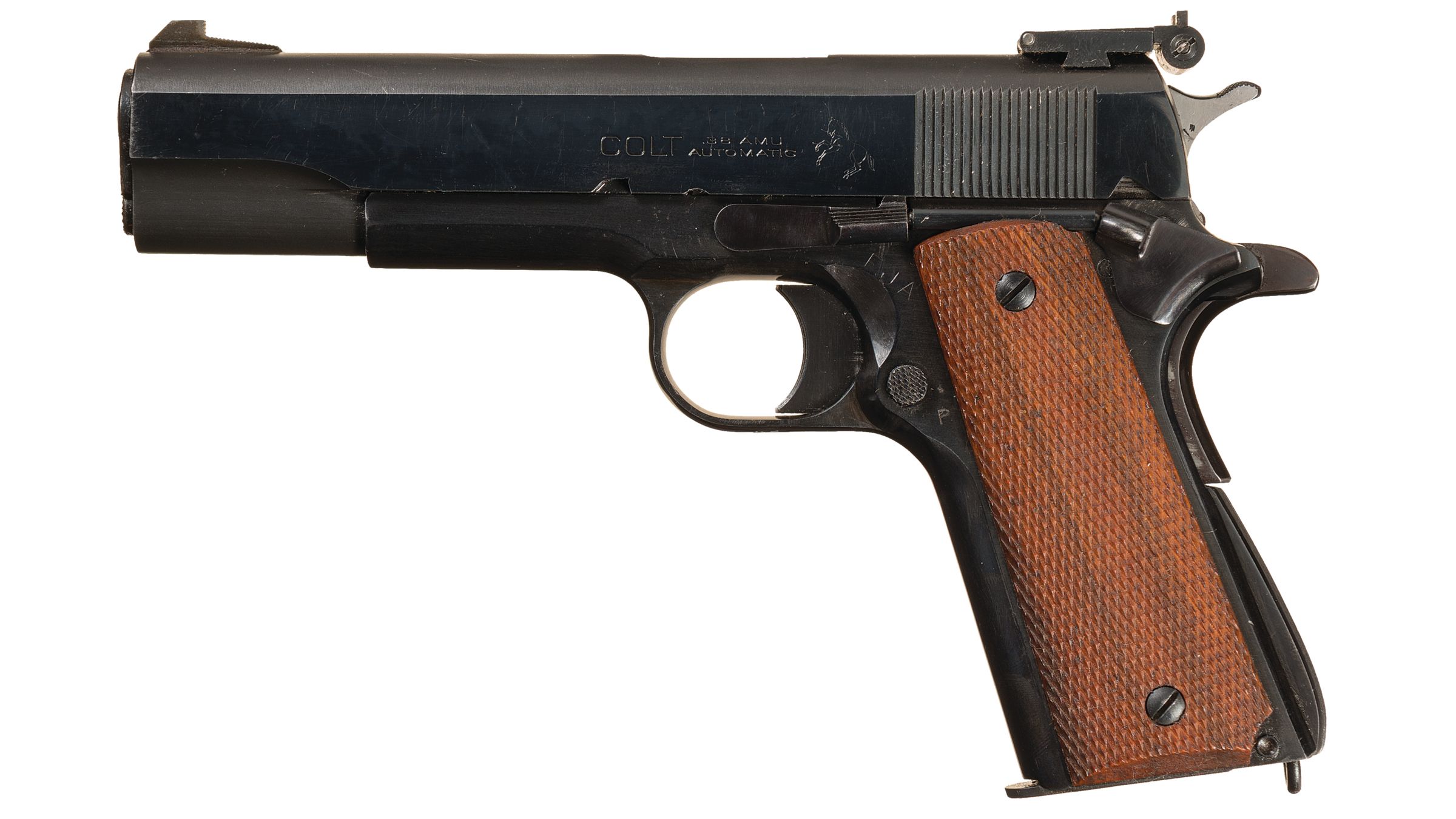 U.S. Ithaca Gun Co. Model 1911A1 .38 AMU Upgraded Pistol | Rock Island ...