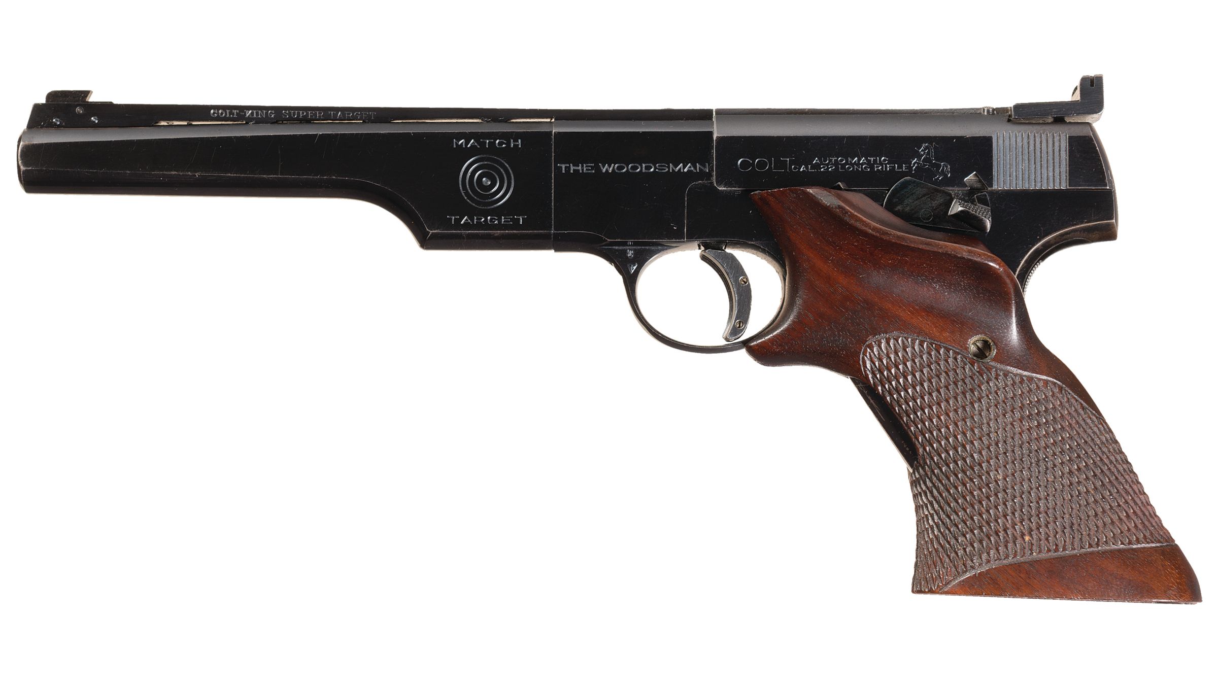 WWII Colt 1st Model Match Target Woodsman, King Super Target | Rock ...