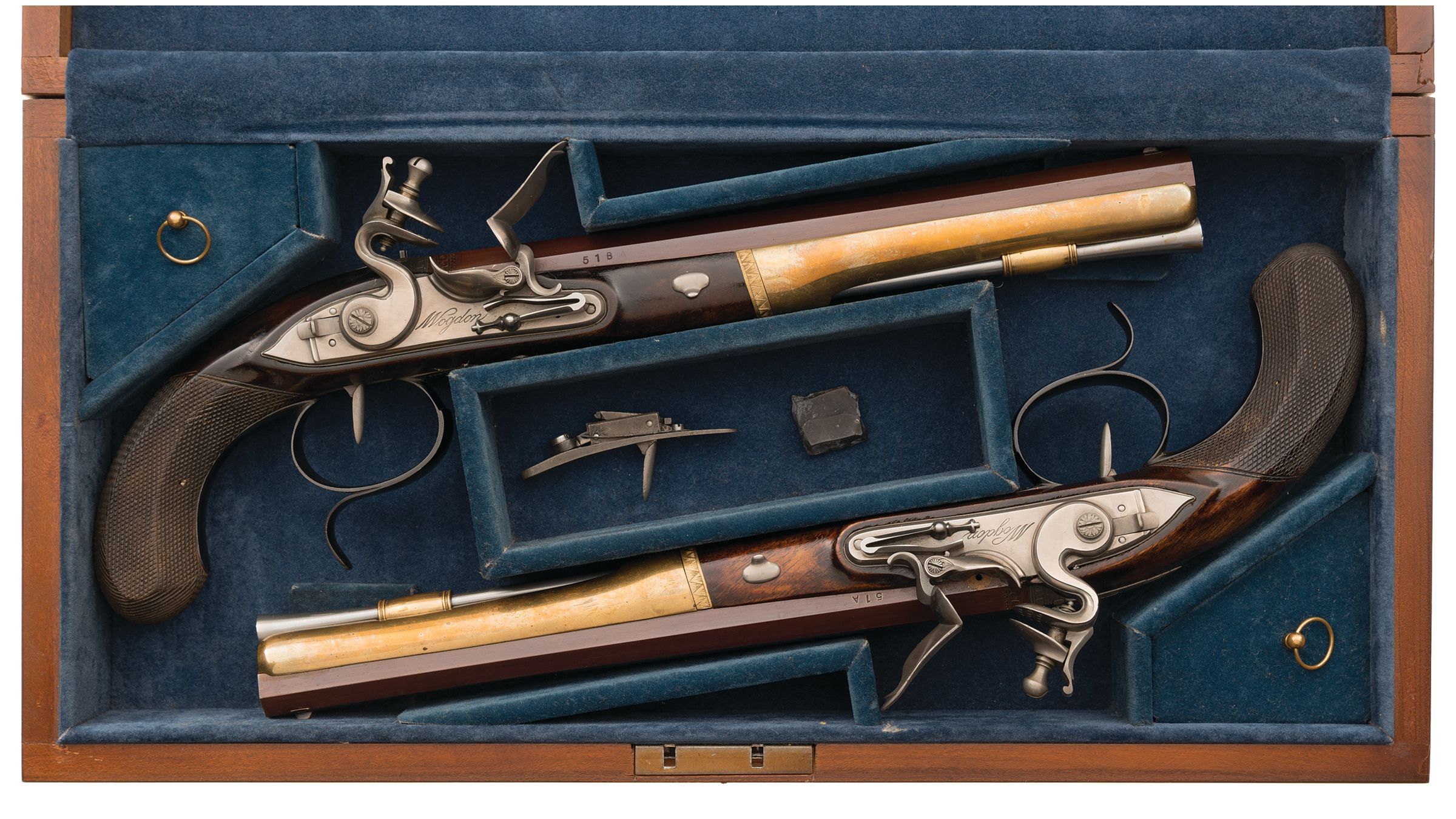 Cased Pair of U.S. Historical Society Burr-Hamilton Duel Pistols | Rock ...