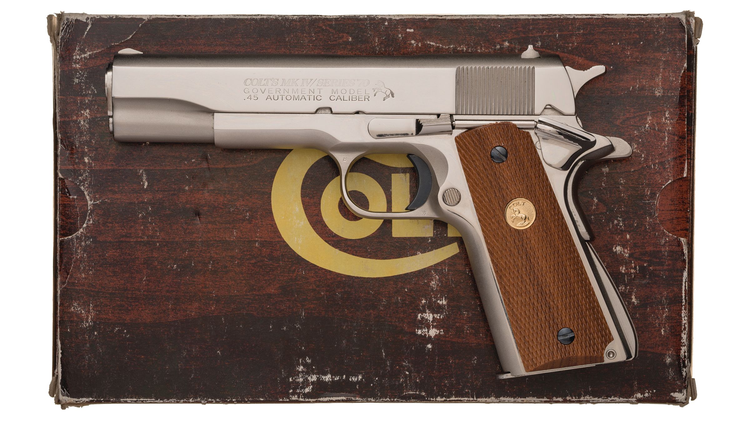 Colt Mk IV Series 70 Government Model Pistol with Box | Rock Island Auction