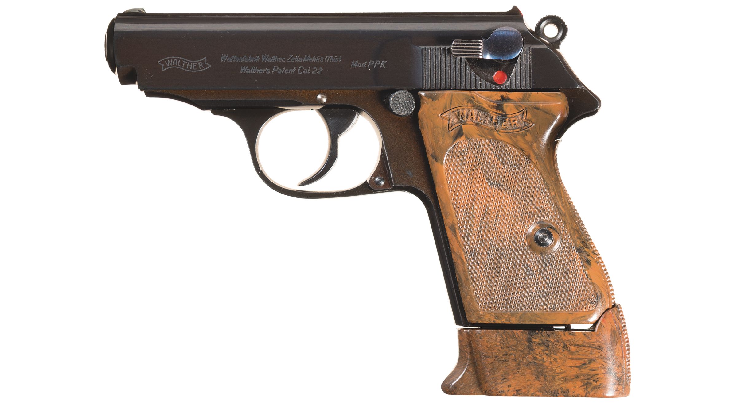 Walther PPK 22 LR Pistol with Extended Magazine Base | Rock Island Auction