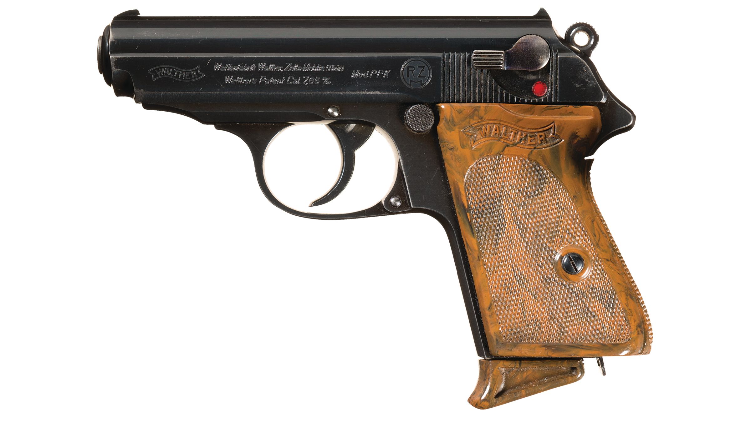 Walther RZM Marked PPK Semi-Automatic Pistol with Holster | Rock Island ...
