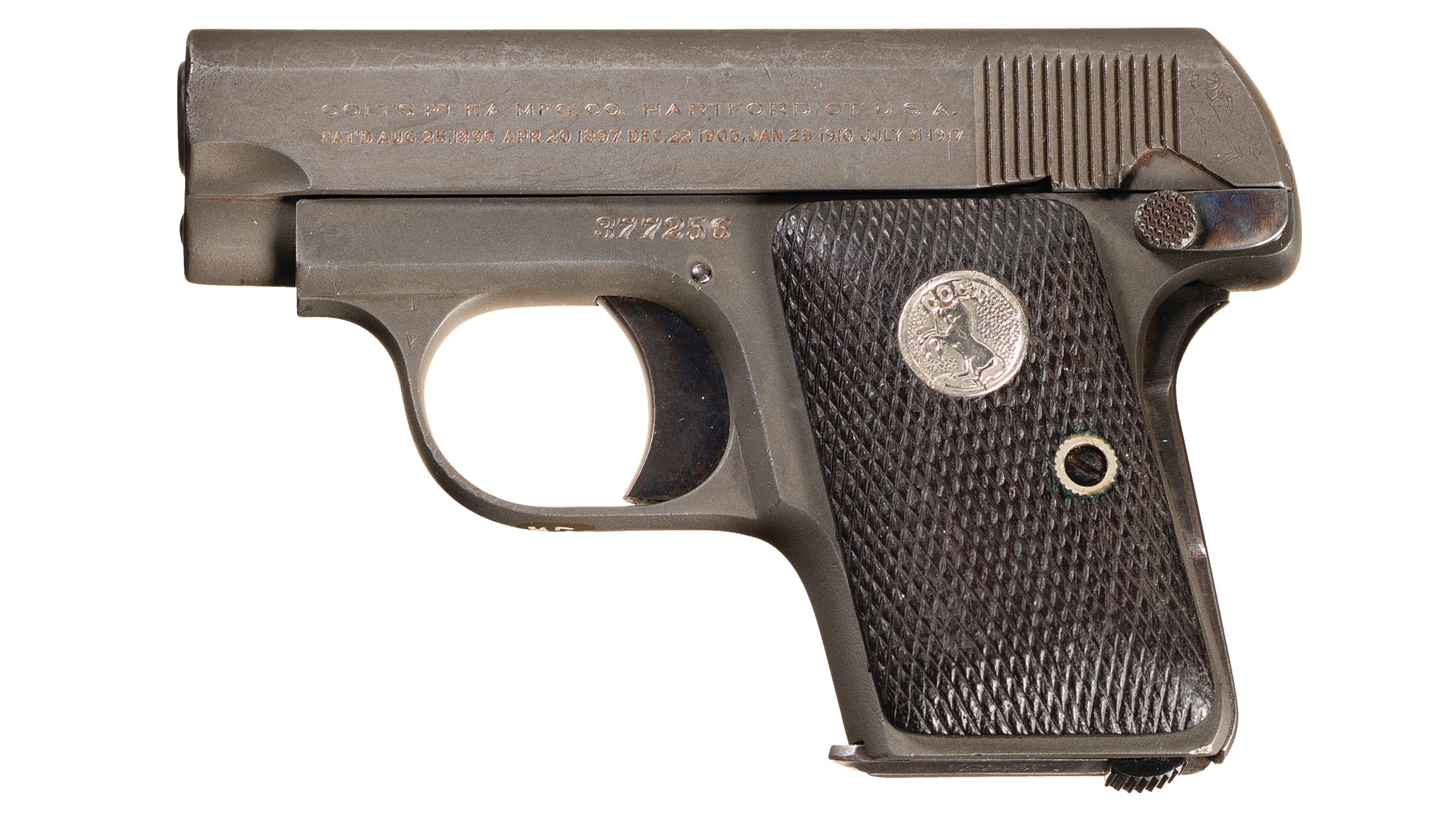 U.S. Property Marked Colt Model 1908 Vest Pocket Pistol | Rock Island ...