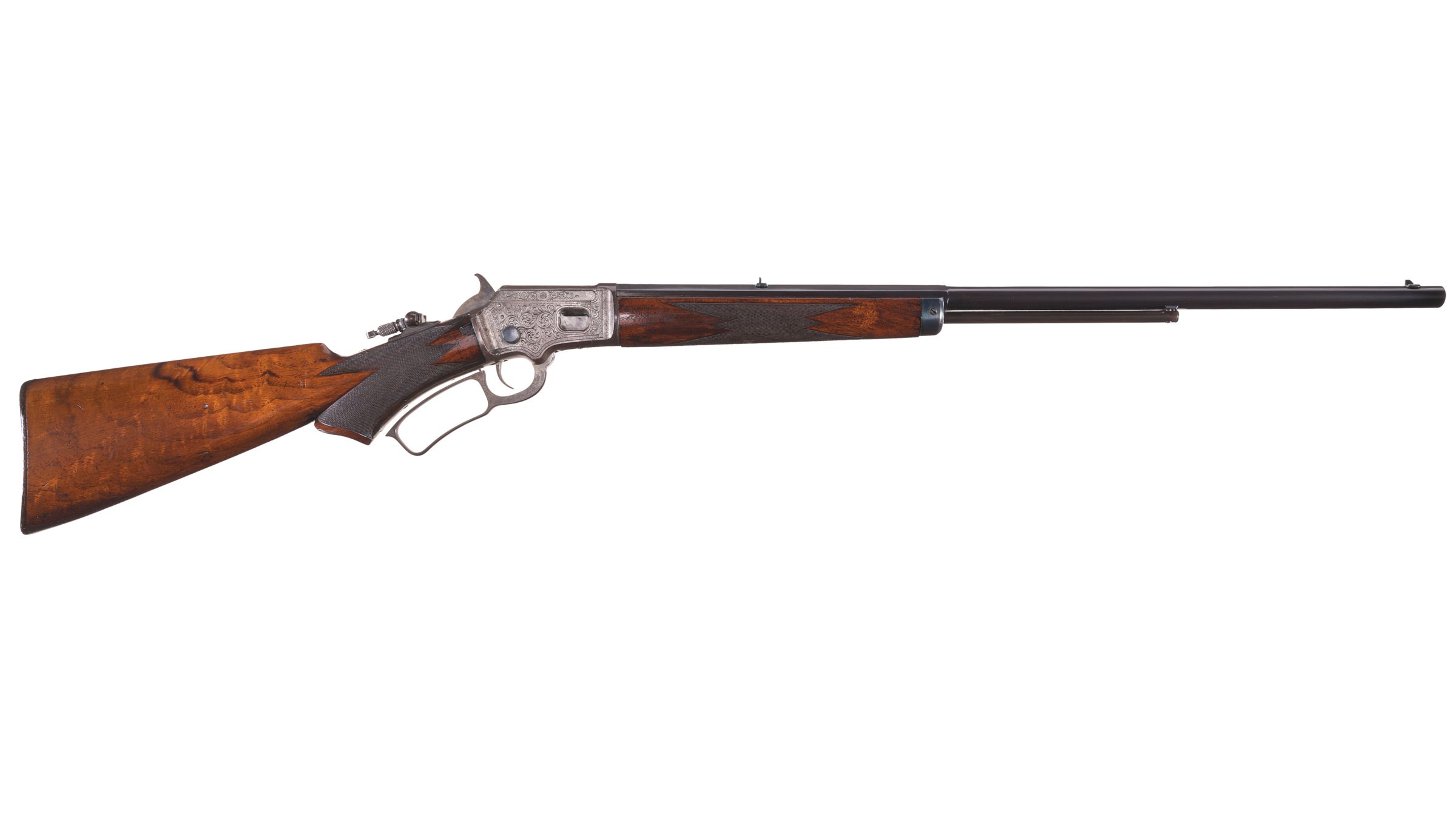 Engraved Antique Deluxe Marlin Model 1891 Lever Action Rifle | Rock ...