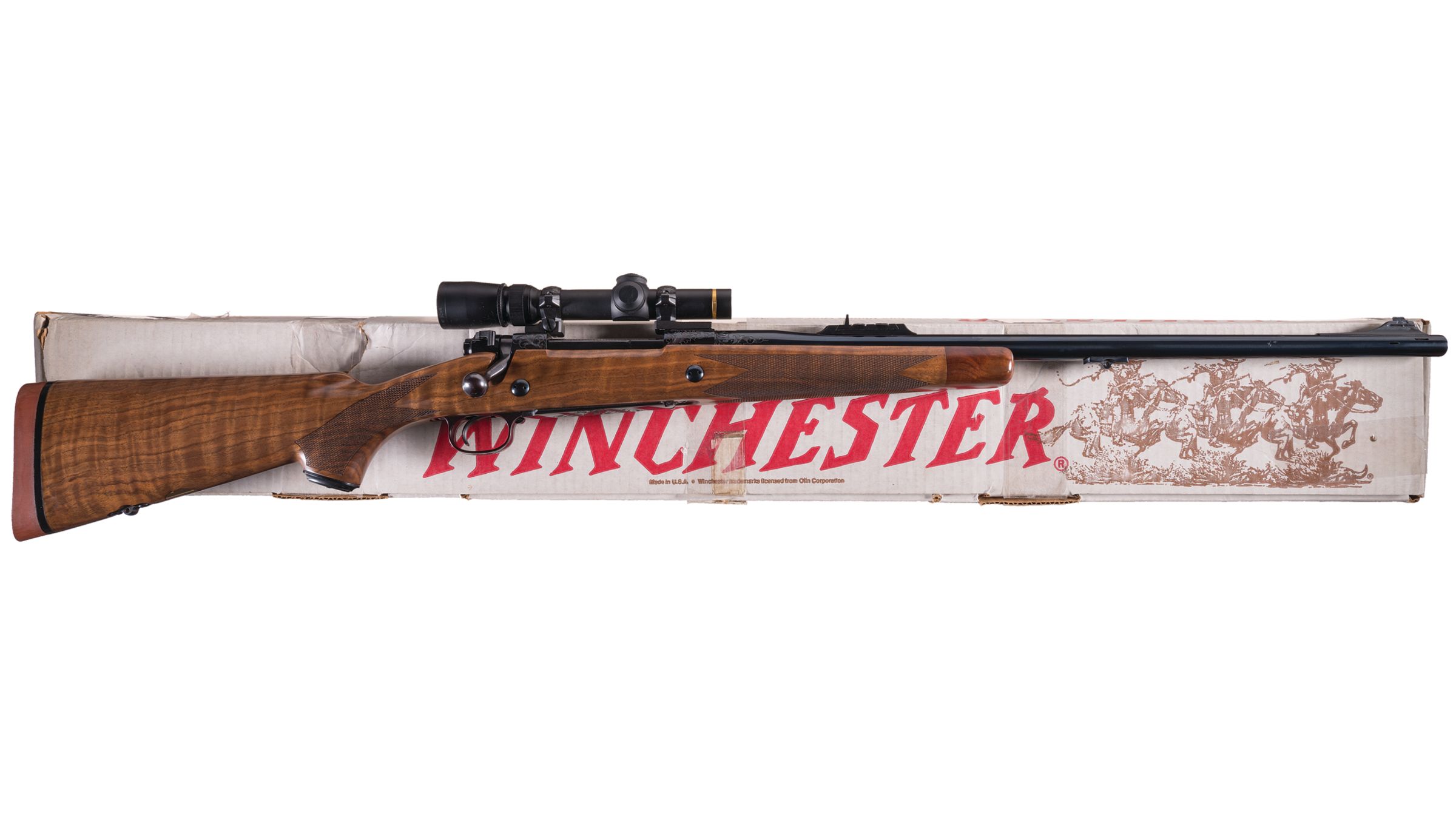 Documented Engraved Winchester Model 70 Custom Express Rifle | Rock ...