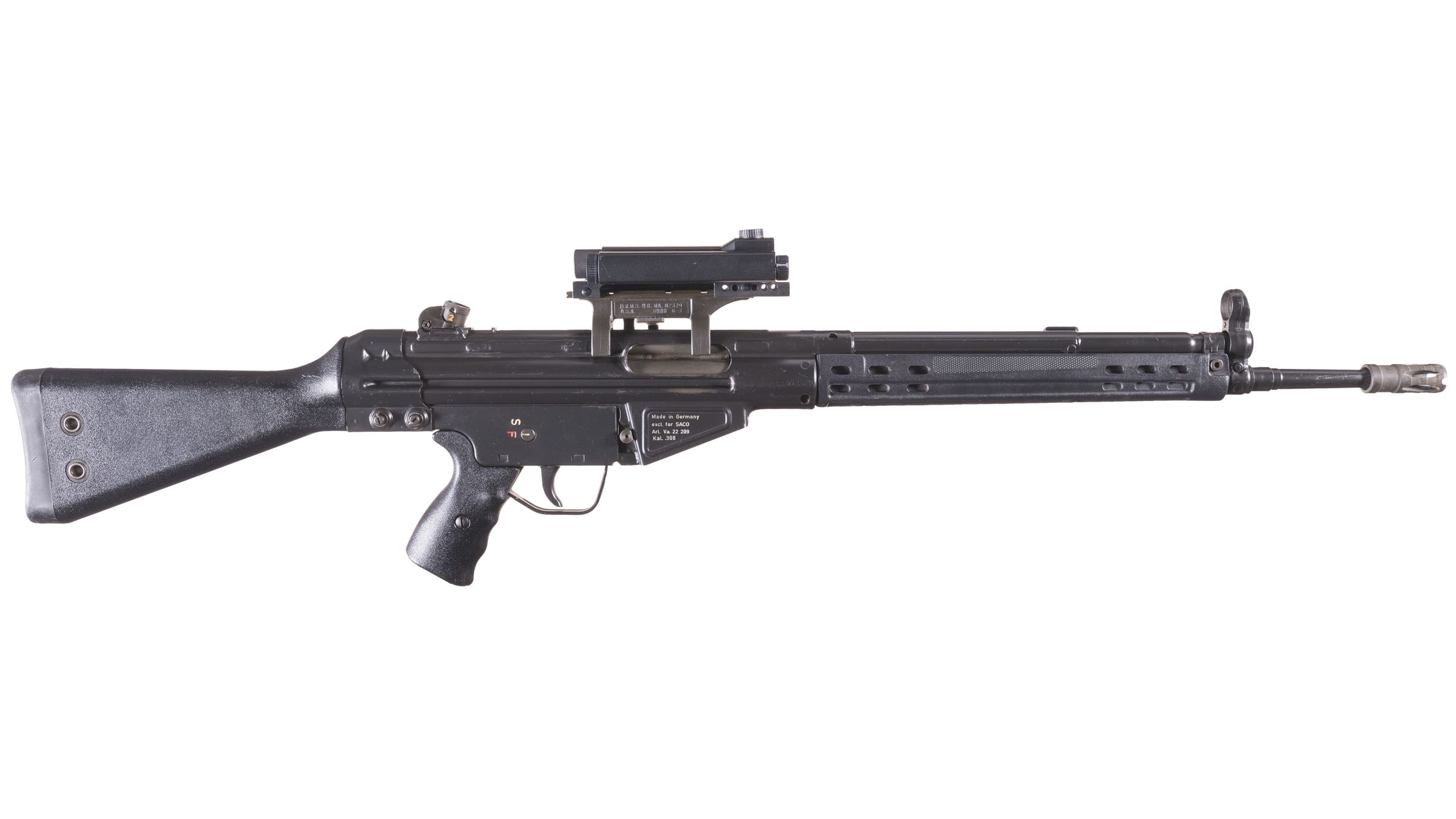 Scarce Heckler & Koch HK-41 Semi-Automatic Rifle with Optic | Rock ...