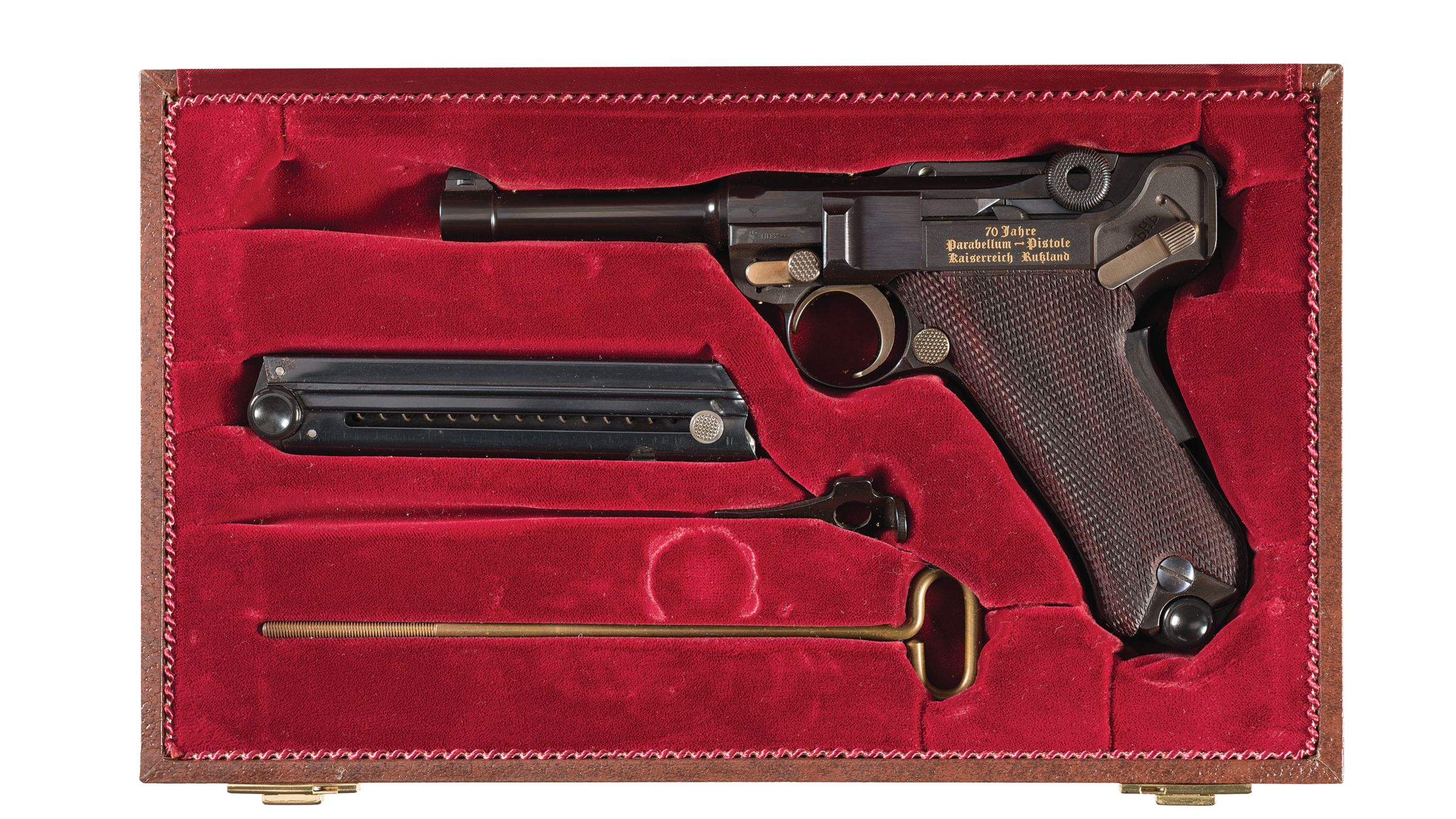 Mauser/Interarms 70th Year Imperial Russian Luger w/Case | Rock Island ...