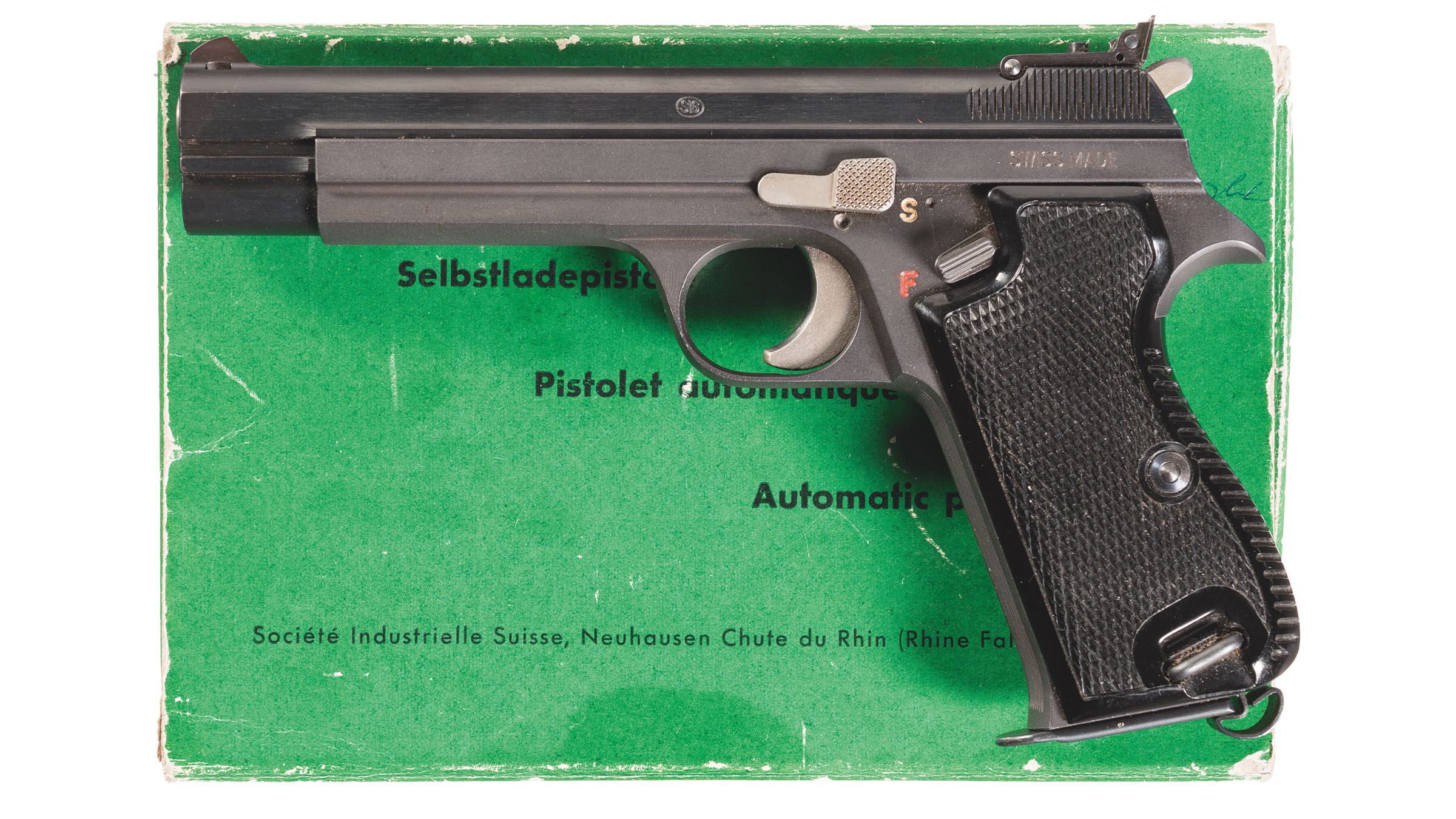 SIG P210 Semi-Automatic Pistol with Box | Rock Island Auction