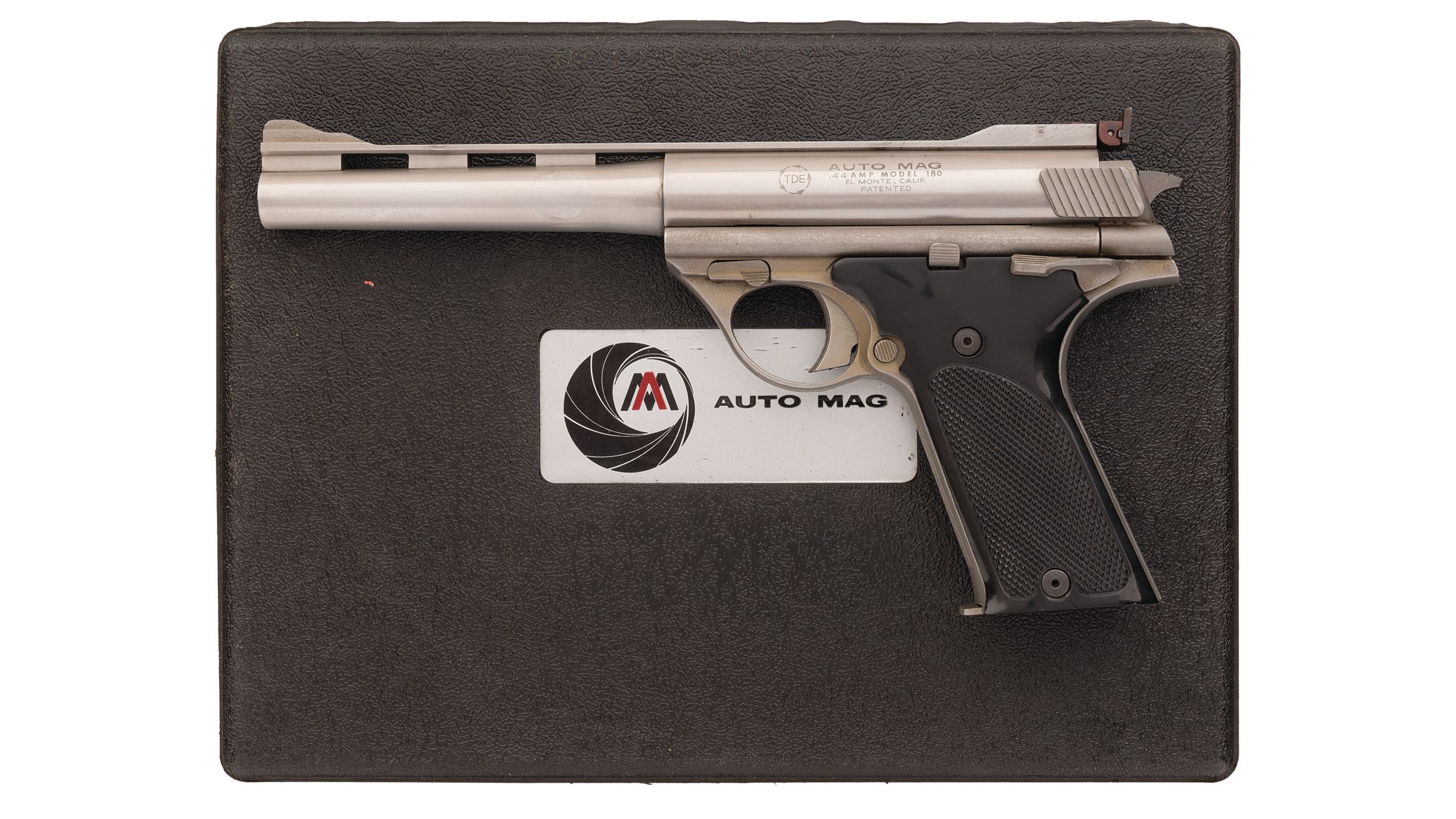 TDE-Auto Mag Model 180 Pistol with Case and Ammunition | Rock Island ...