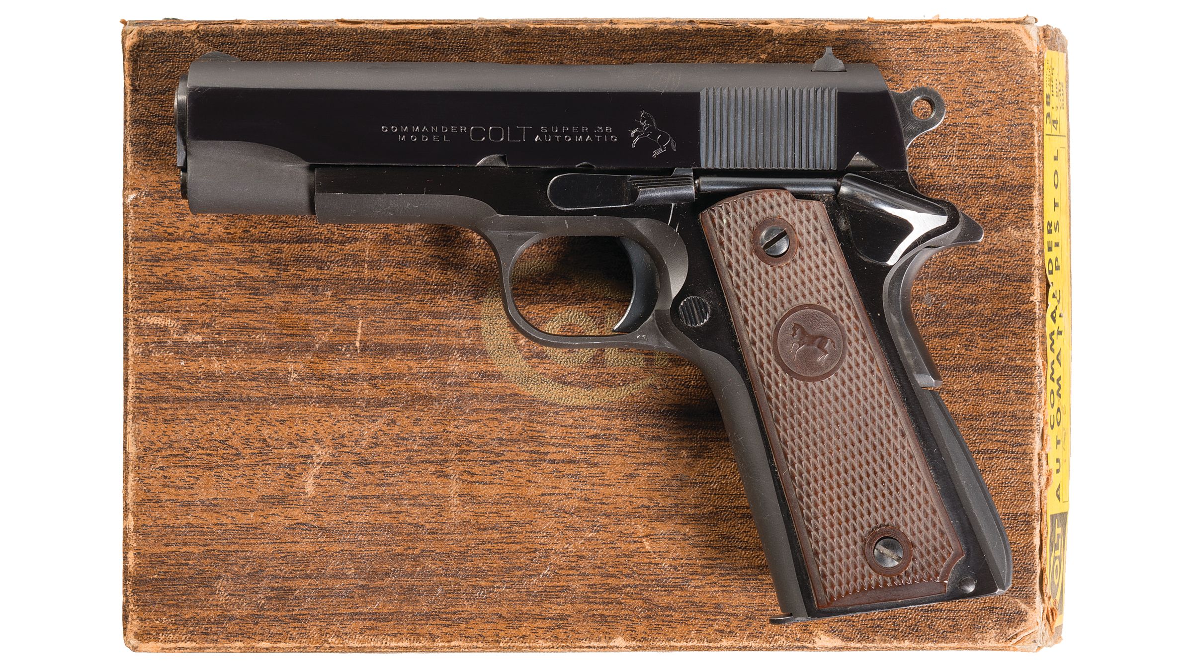 Colt Commander Pistol, 38 Super, with Box | Rock Island Auction