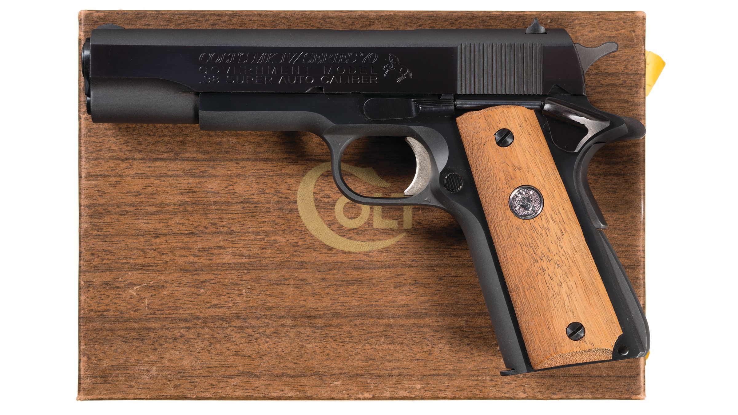 Colt Mk IV Series 70 Government Model .38 Super Pistol with Box | Rock ...