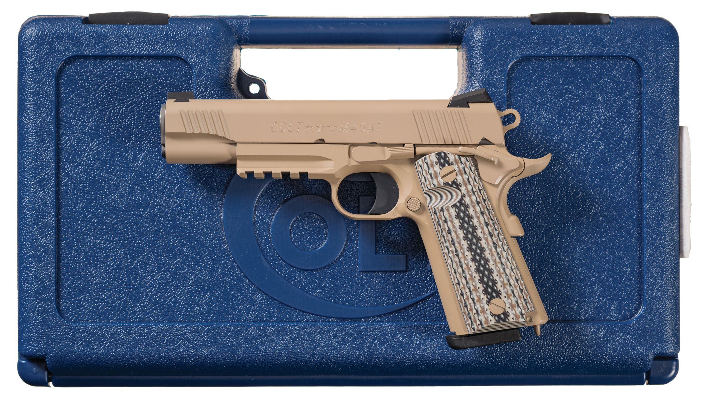 Colt Government Model Rail Gun M45A1 Semi-Automatic Pistol | Rock ...