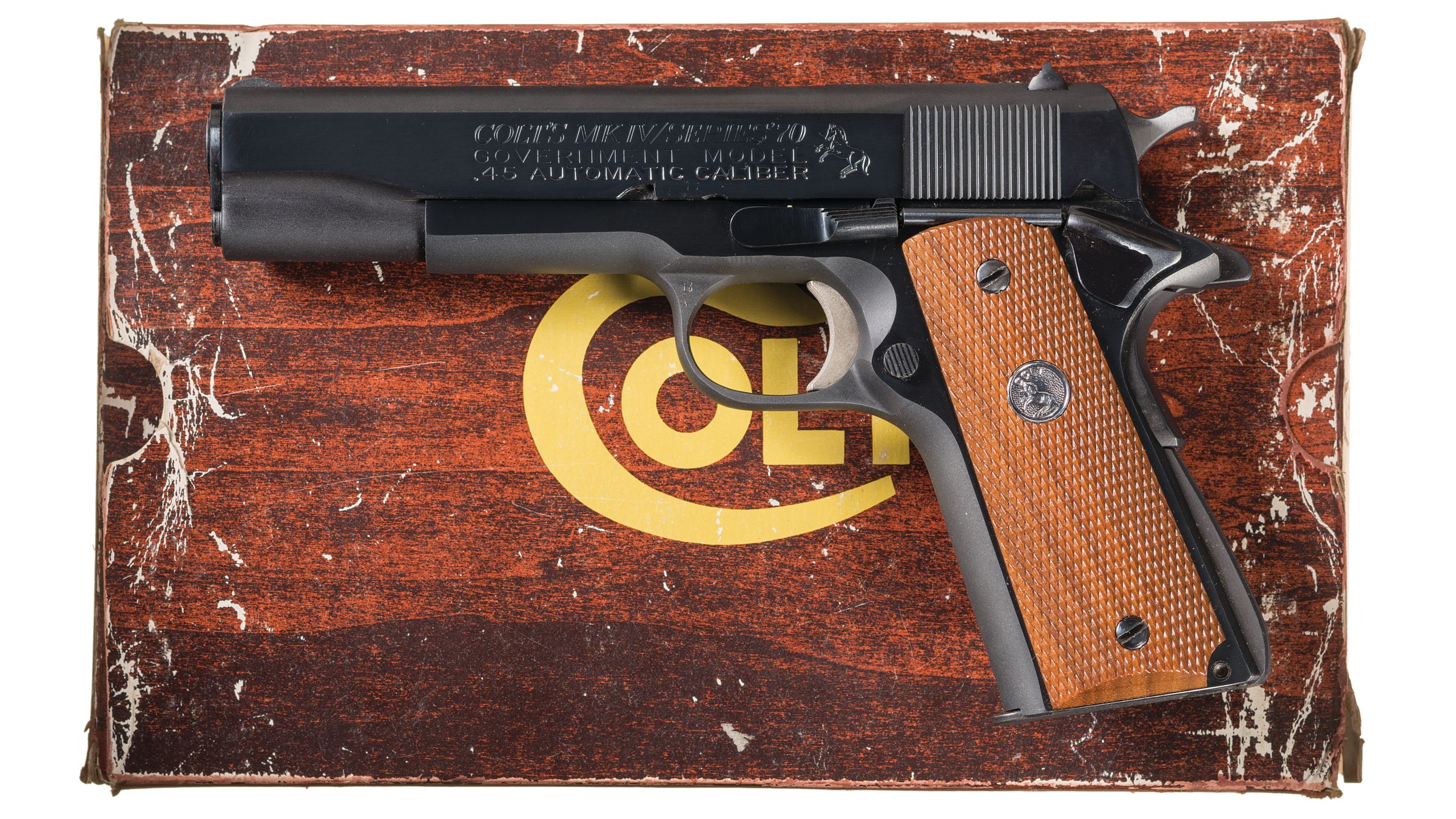 Colt Government Model Series 70 Semi-Automatic Pistol with Box | Rock ...