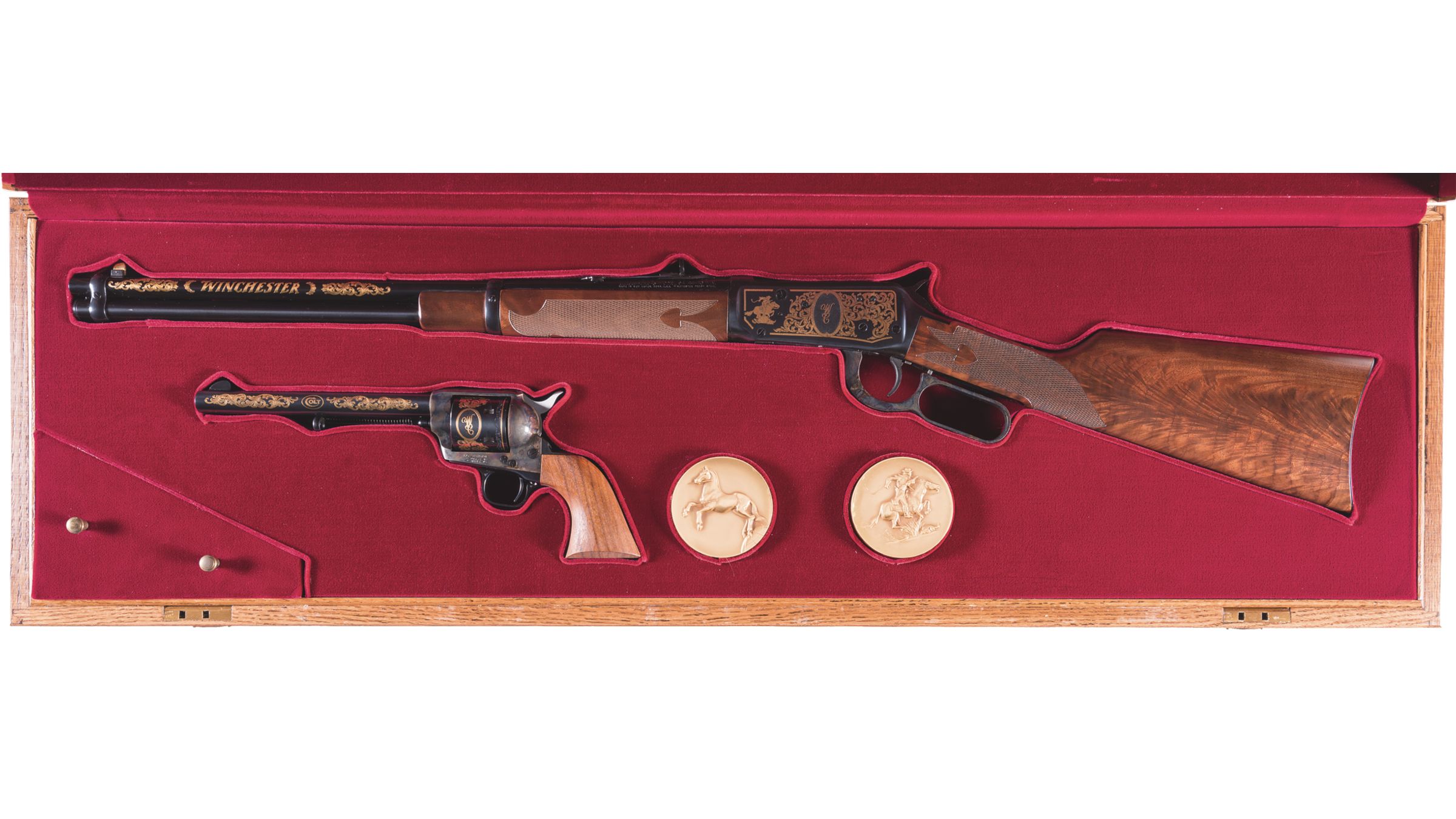 Colt-Winchester Cased Two Gun Commemorative Set | Rock Island Auction