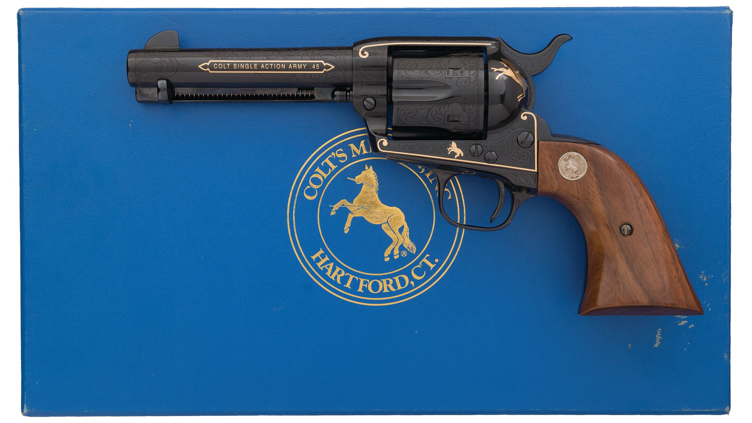 Gold Inlaid Colt American Historical Foundation Heritage Edition | Rock ...