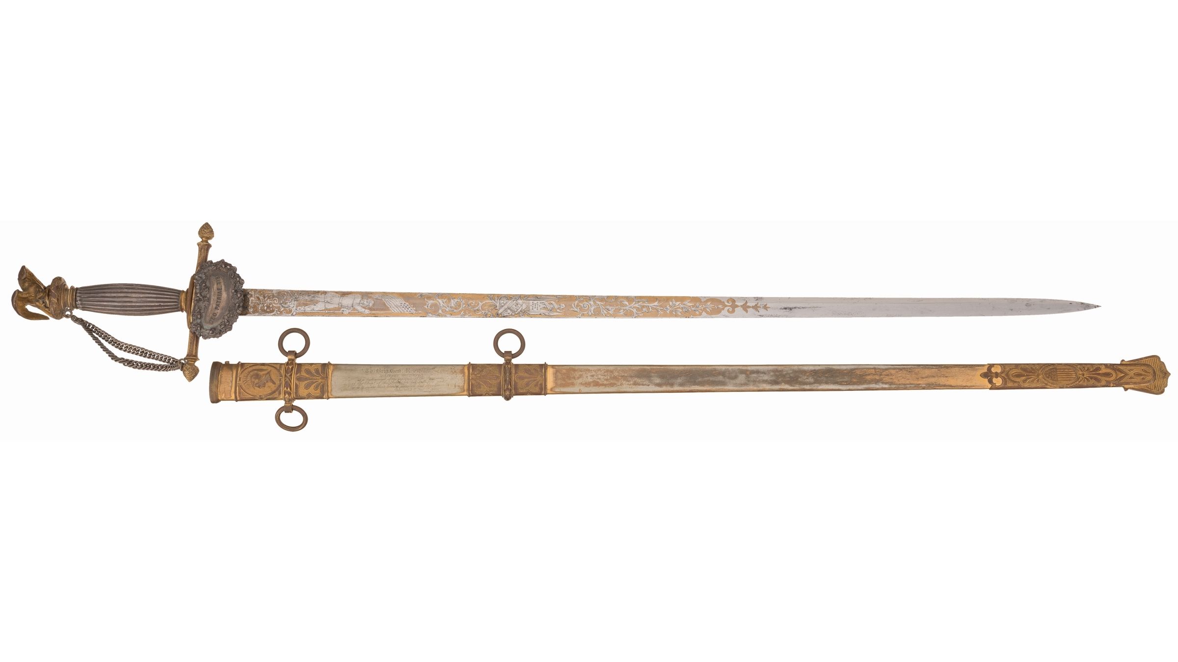Tiffany Officer's Sword and Scabbard Presented to Gen. Saxton | Rock ...