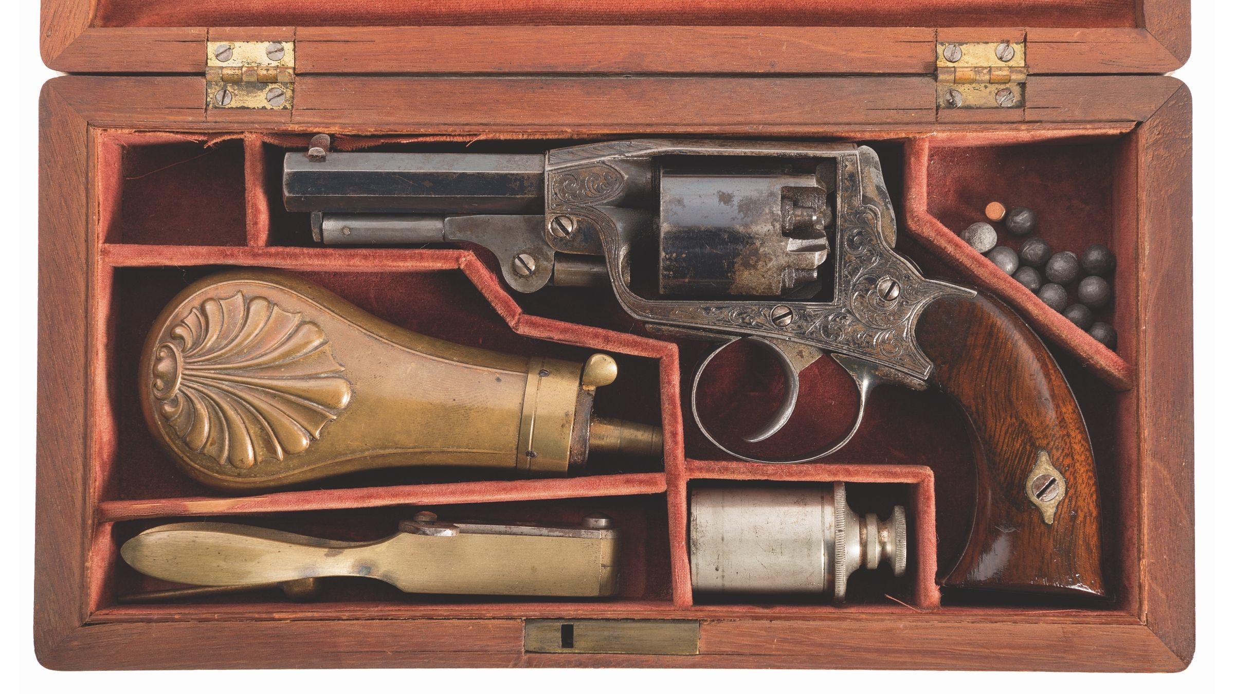 Engraved IXL Double Action Pocket Model Revolver | Rock Island Auction