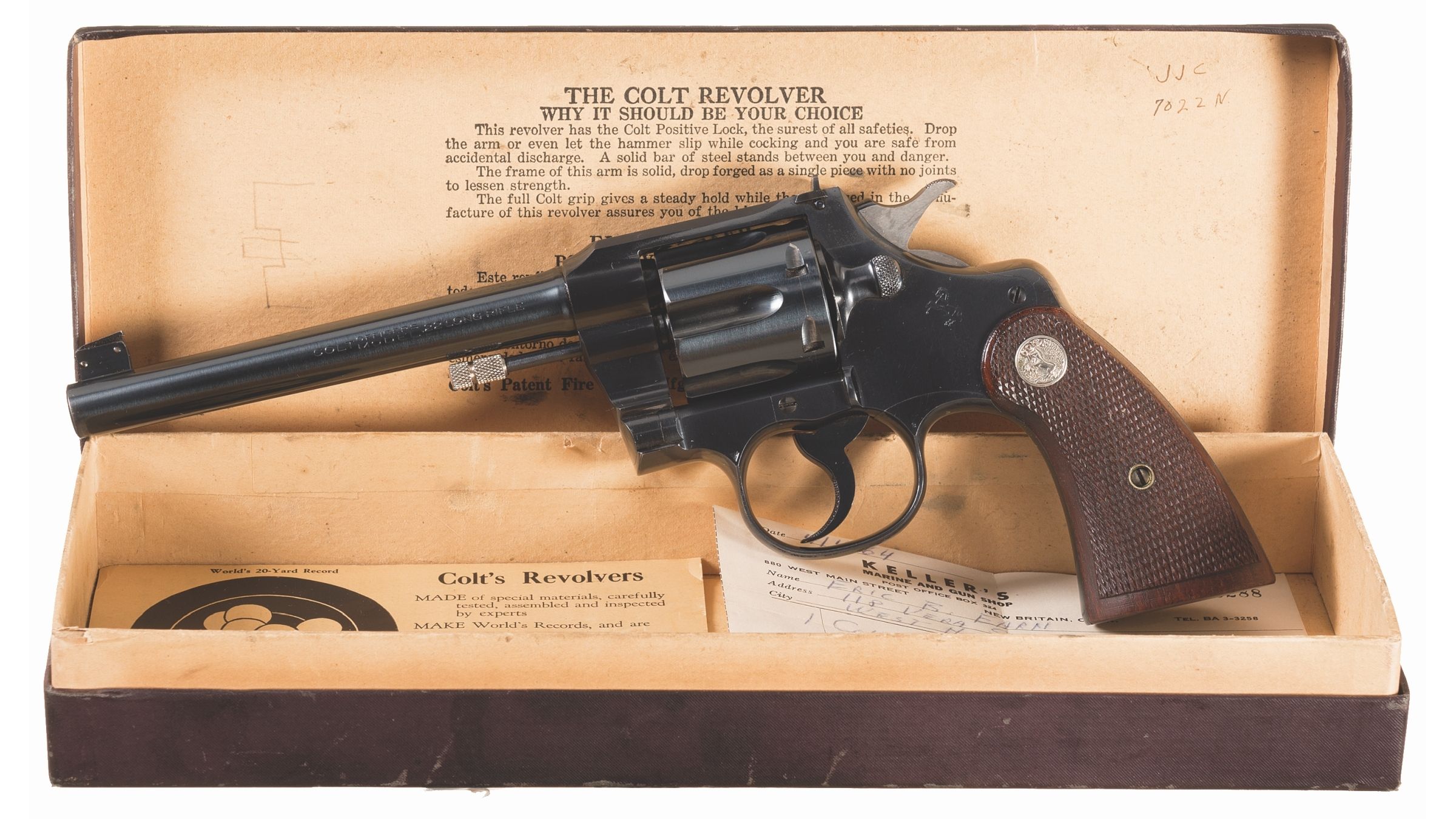 Colt Officer's Model Target Third Issue Double Action Revolver | Rock ...