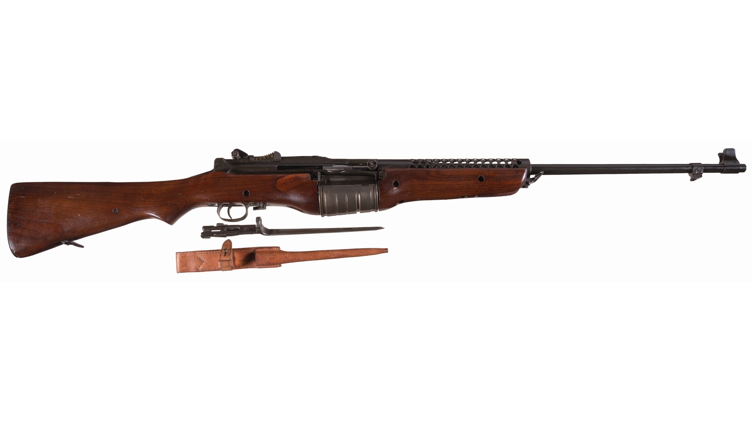 Johnson Model 1941 Semi-Automatic Rifle with Bayonet | Rock Island Auction
