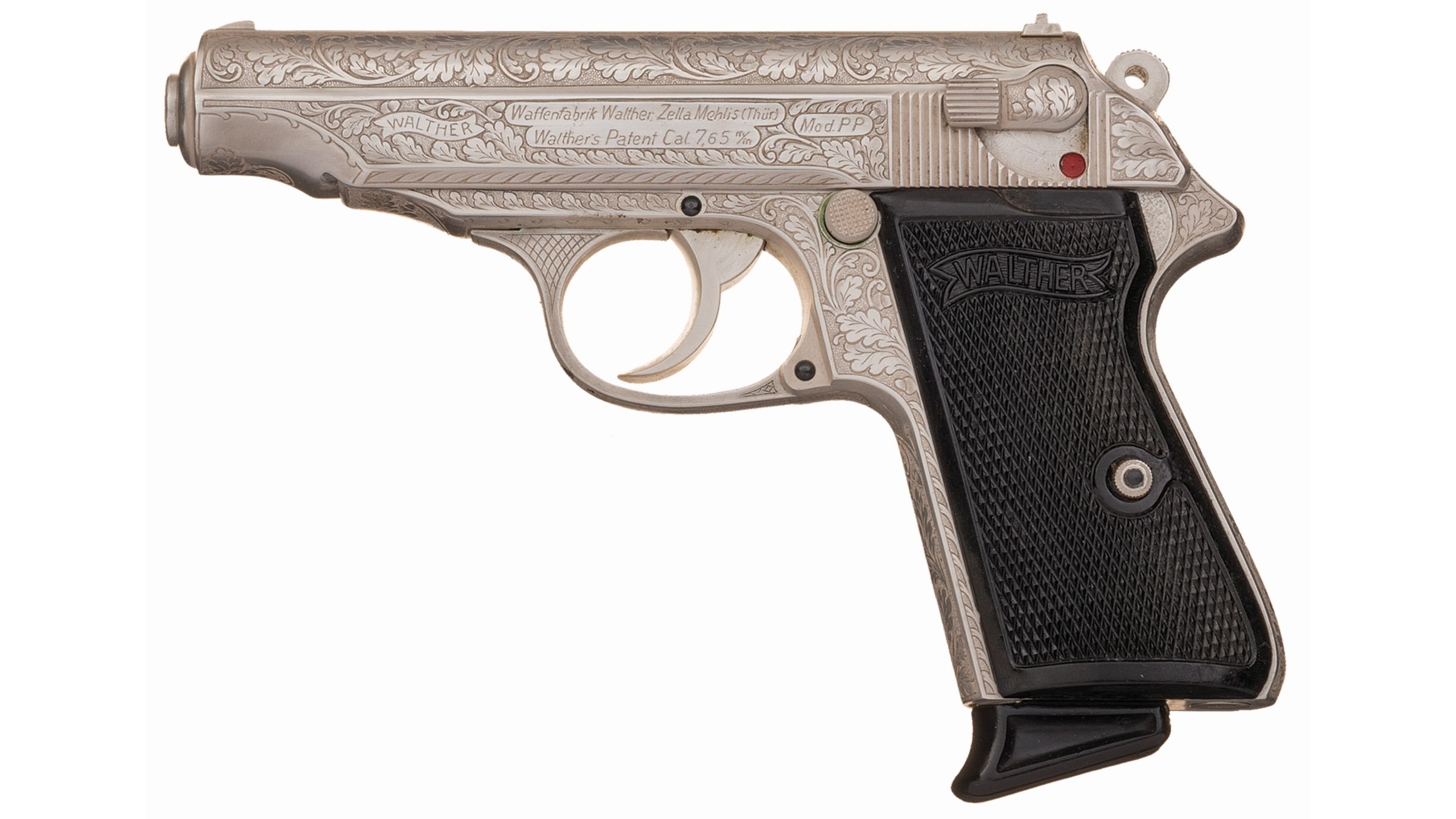 Engraved Pre-World War II Walther Model PP Semi-Automatic Pistol | Rock ...